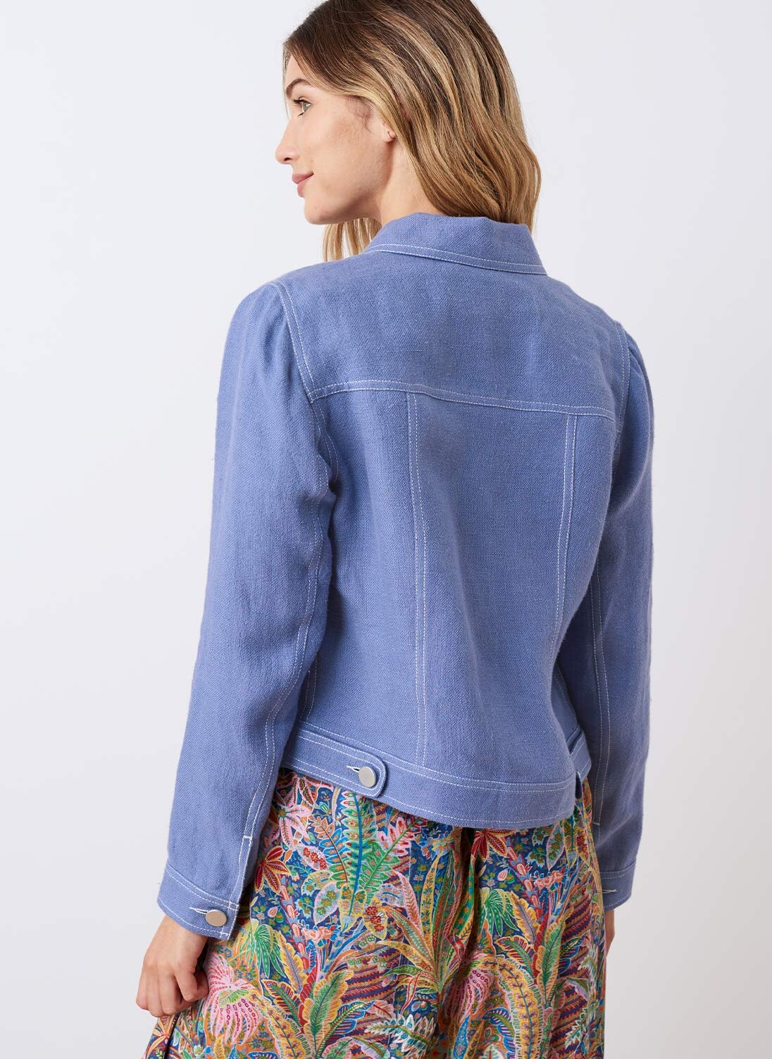 Bluebell Linen Utility Jacket | Women's Coats & Jackets | Brora