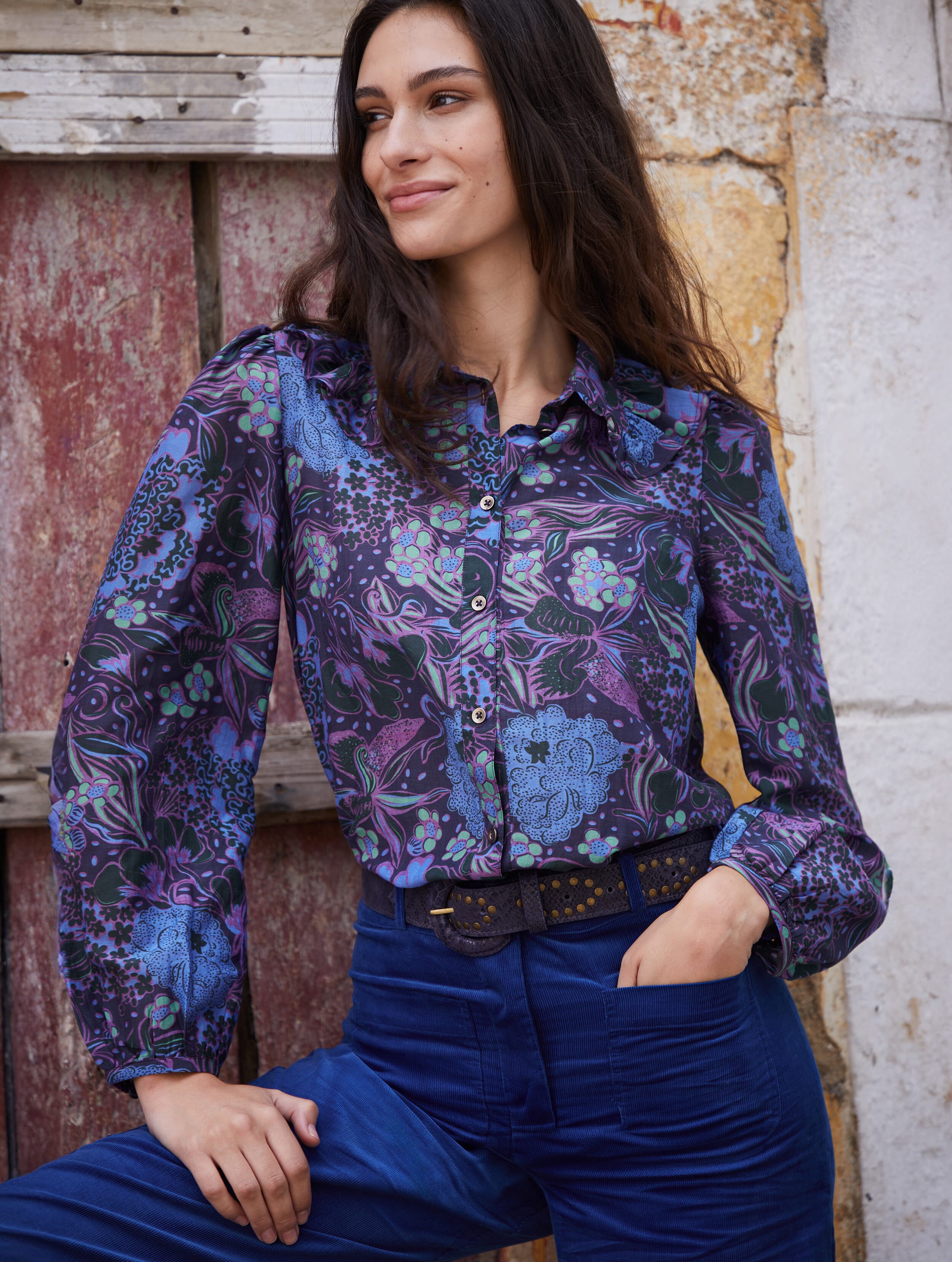 Women's Silk & Organic Cotton Blouses & Shirts | Brora