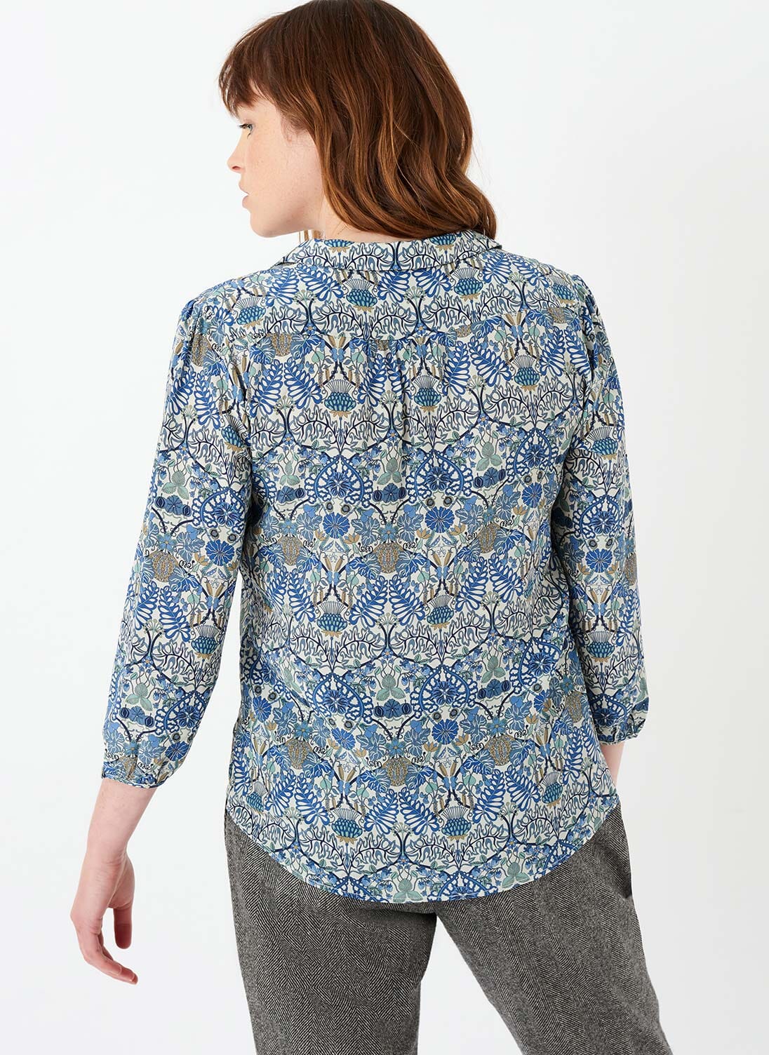 Lapis Botanical Liberty Print Shirt | Women's Blouses | Brora