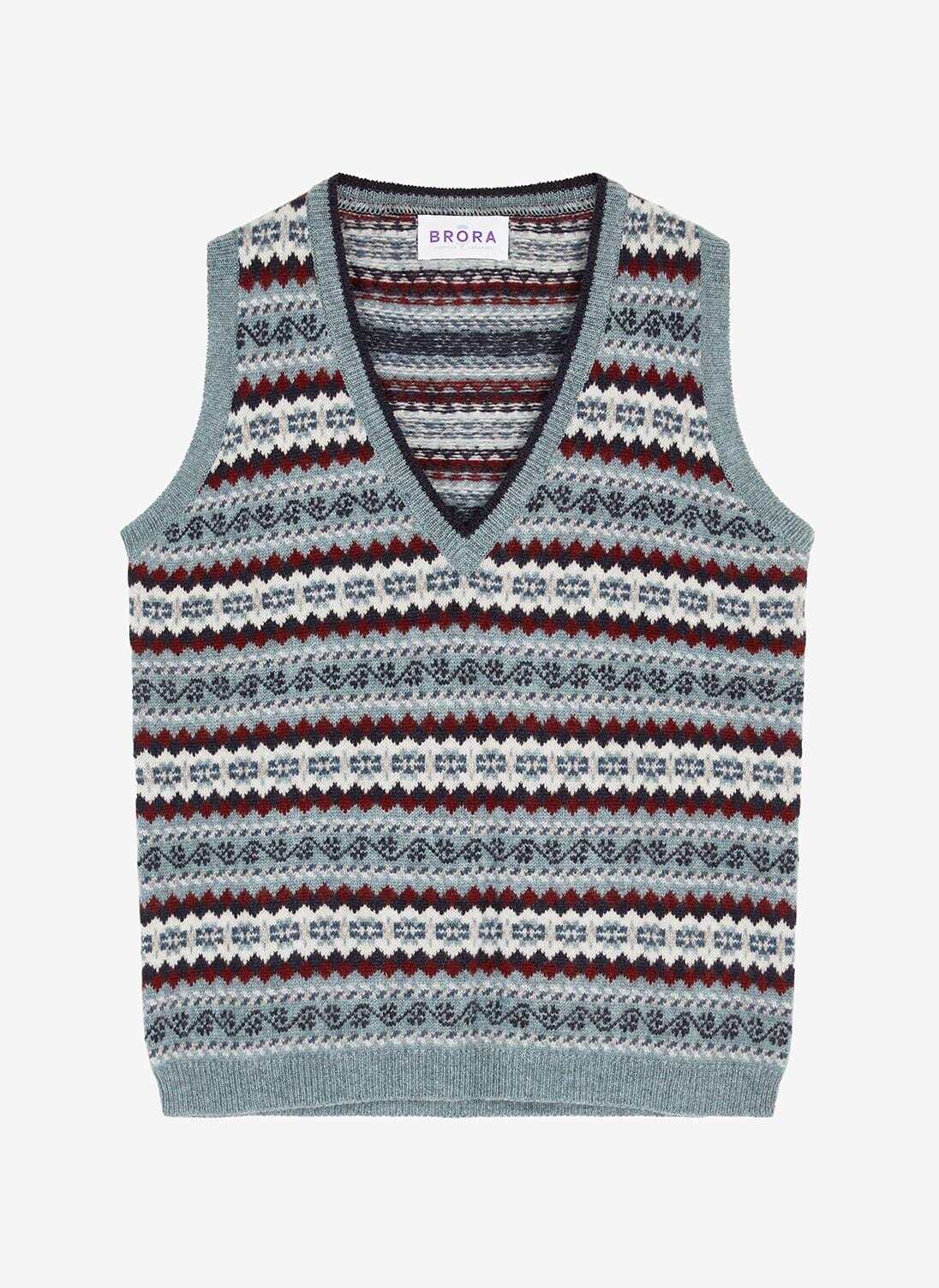 Mercury Cashmere Fair Isle Tank | Fair Isle Tank Tops | Brora