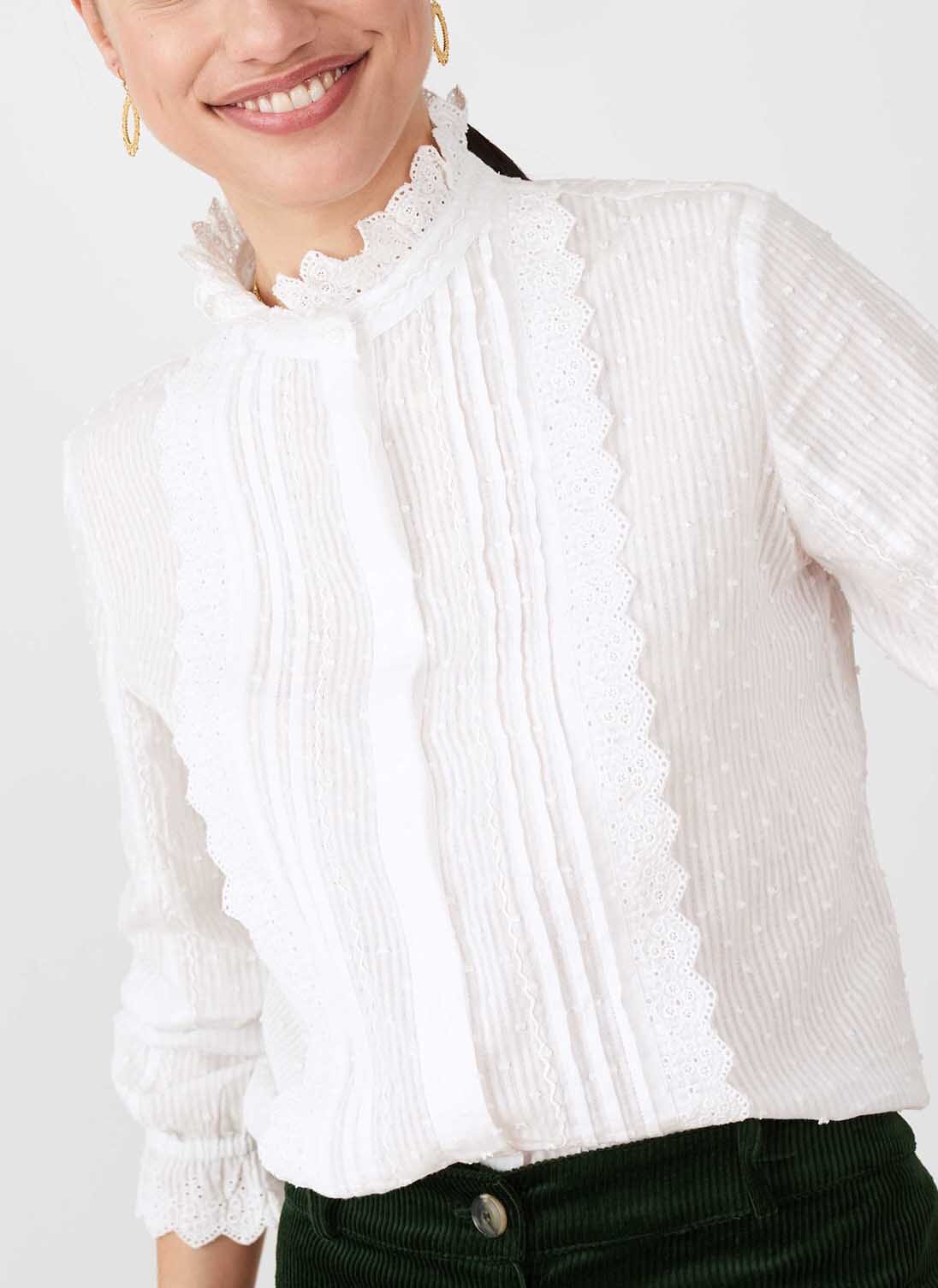 Women's Clearance Shirts & Blouses | Silk & Cotton| Brora UK