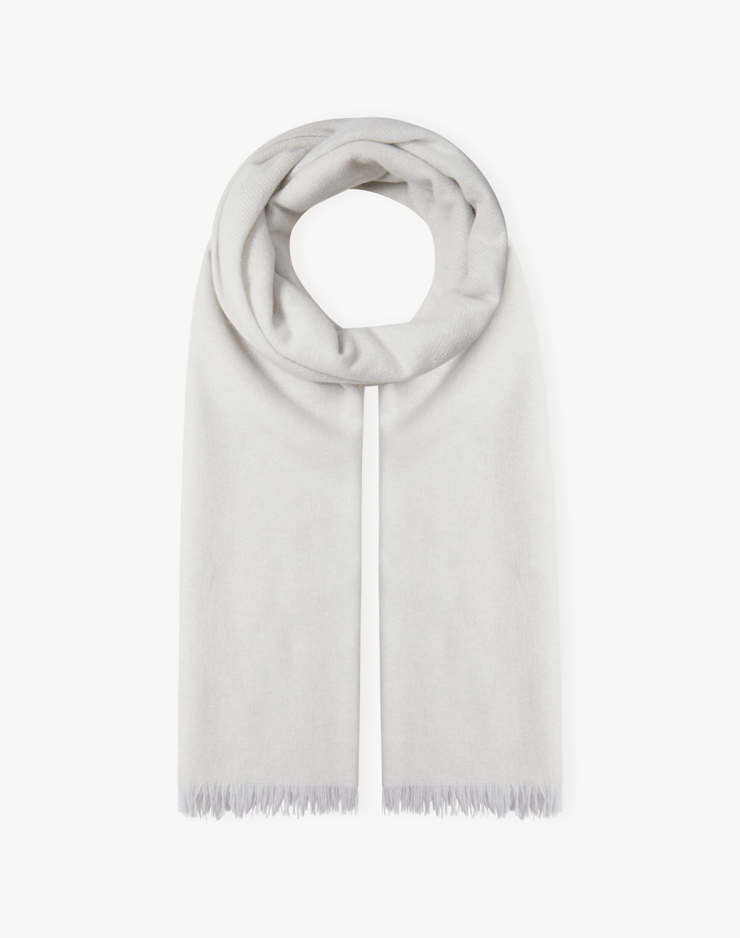 Cashmere Stole in Platinum | Scottish Cashmere | Accessories