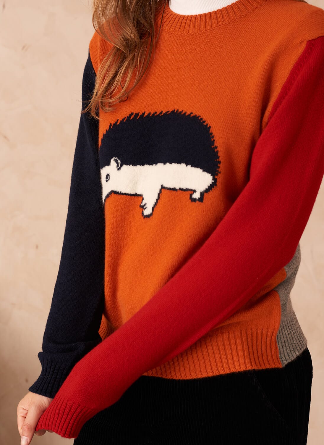 Wool & Cashmere Hedgehog Jumper | Brora x Hugo Guinness