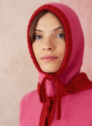 Wool Cashmere Balaclava Bonnet Brora X Rachel Bakewell