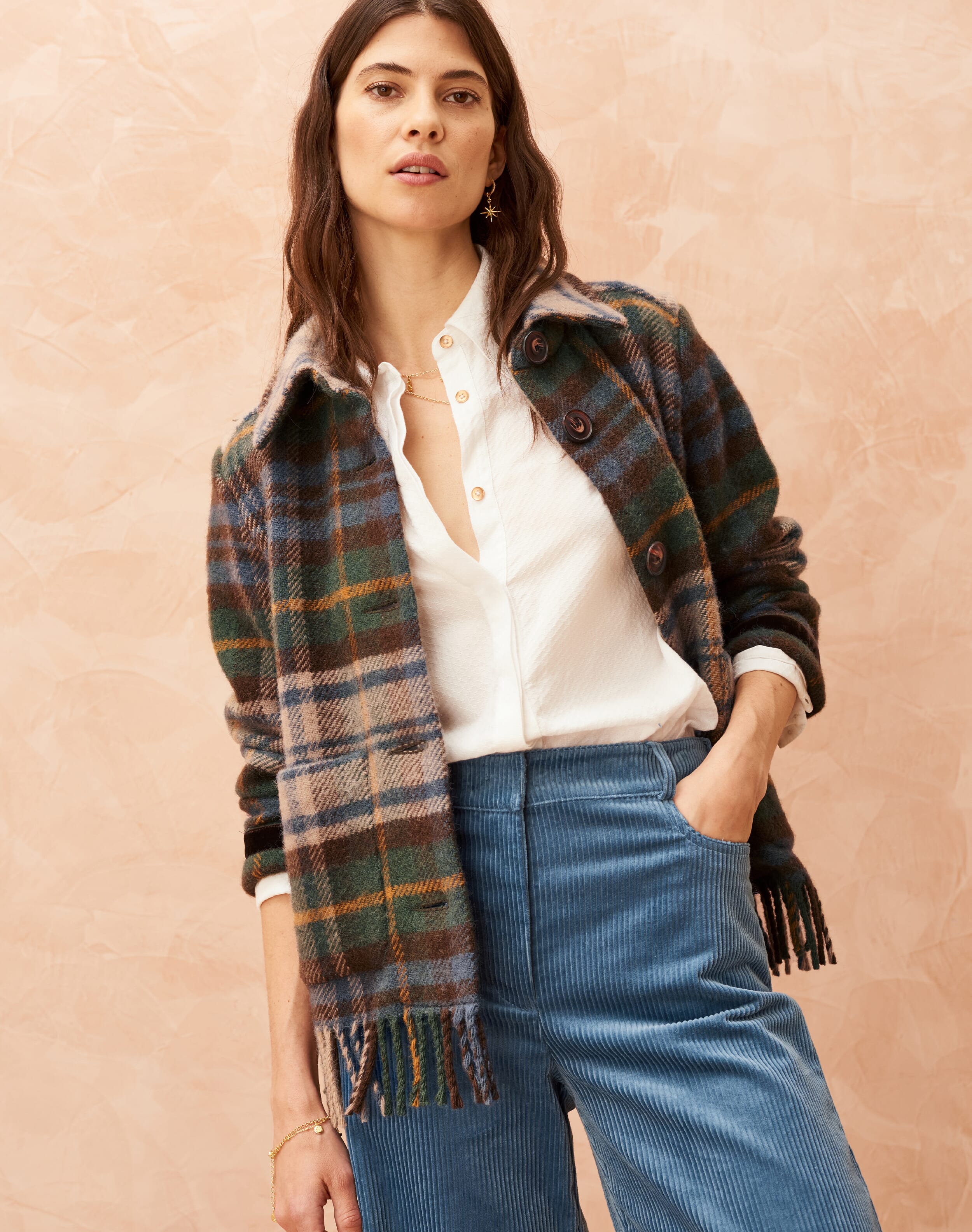 Wool Blanket Jacket | Women's Cardigans | Brora Fashion