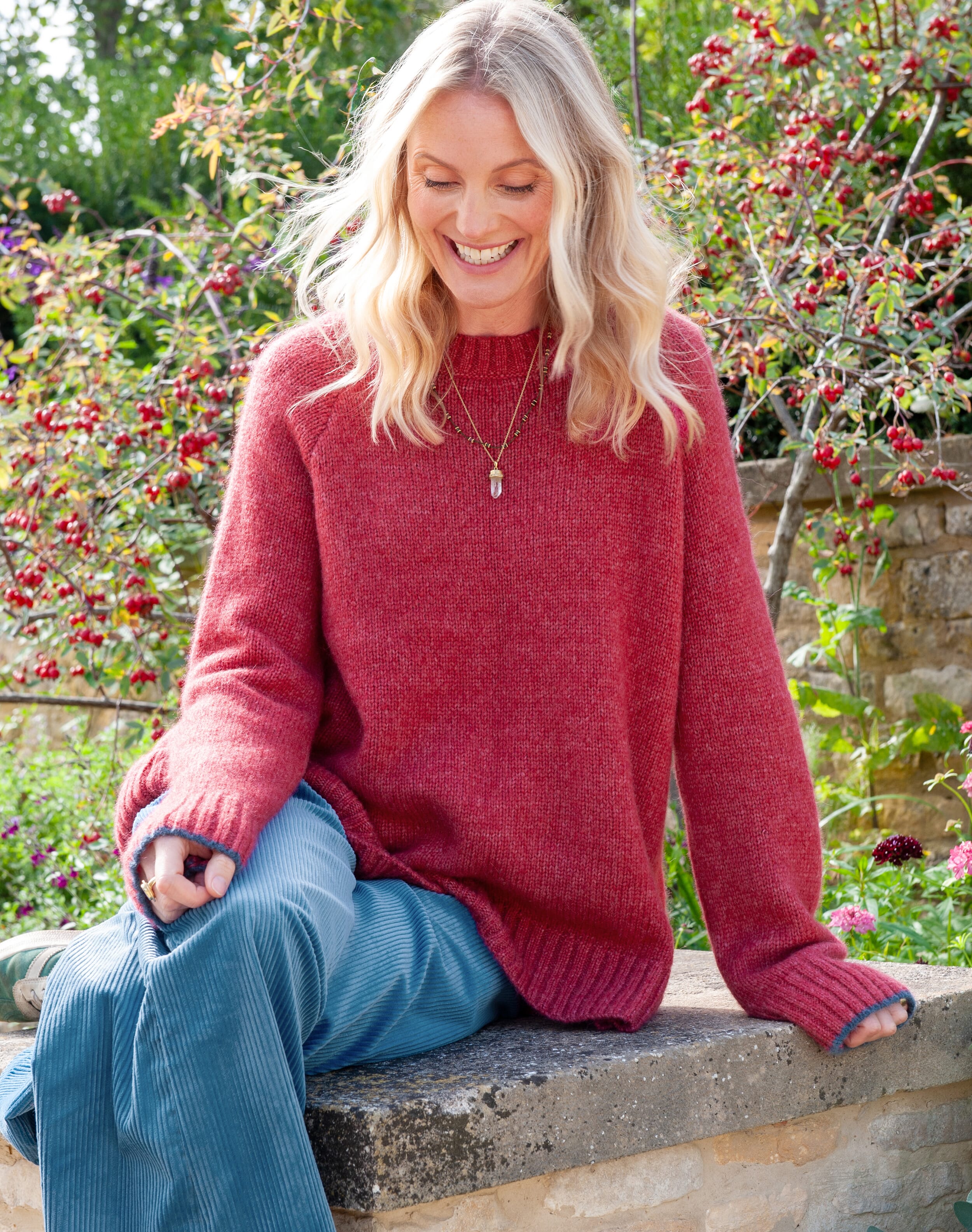 Pink Alpaca Slouchy Jumper | Women's Jumpers | Brora Fashion