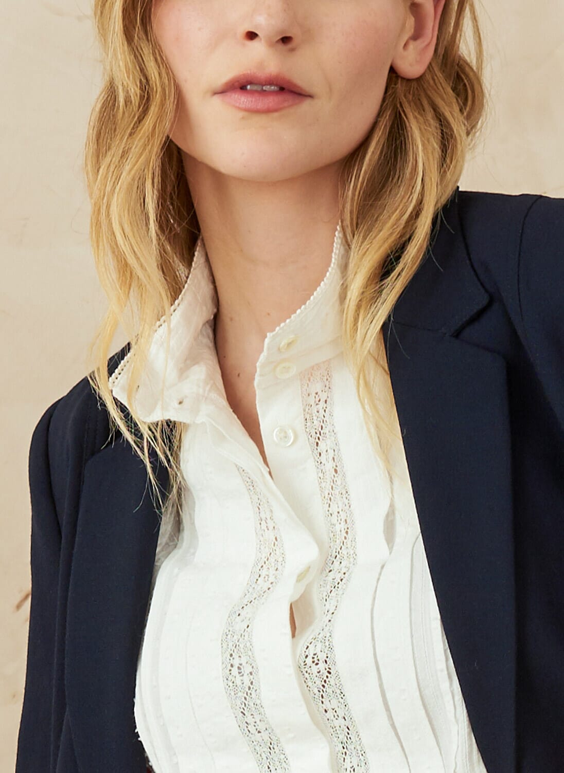 Midnight Wool Crepe Tailored Jacket | Coats & Jackets | Brora