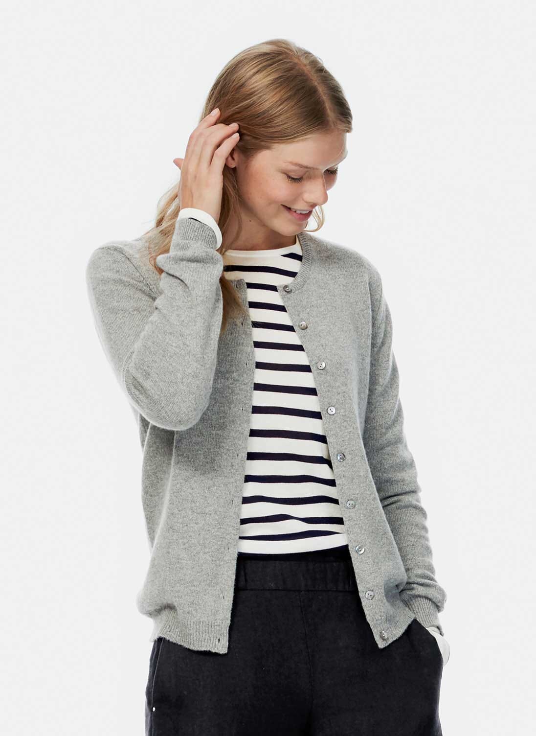 Cashmere Classic Cardigan | Brora.co.uk