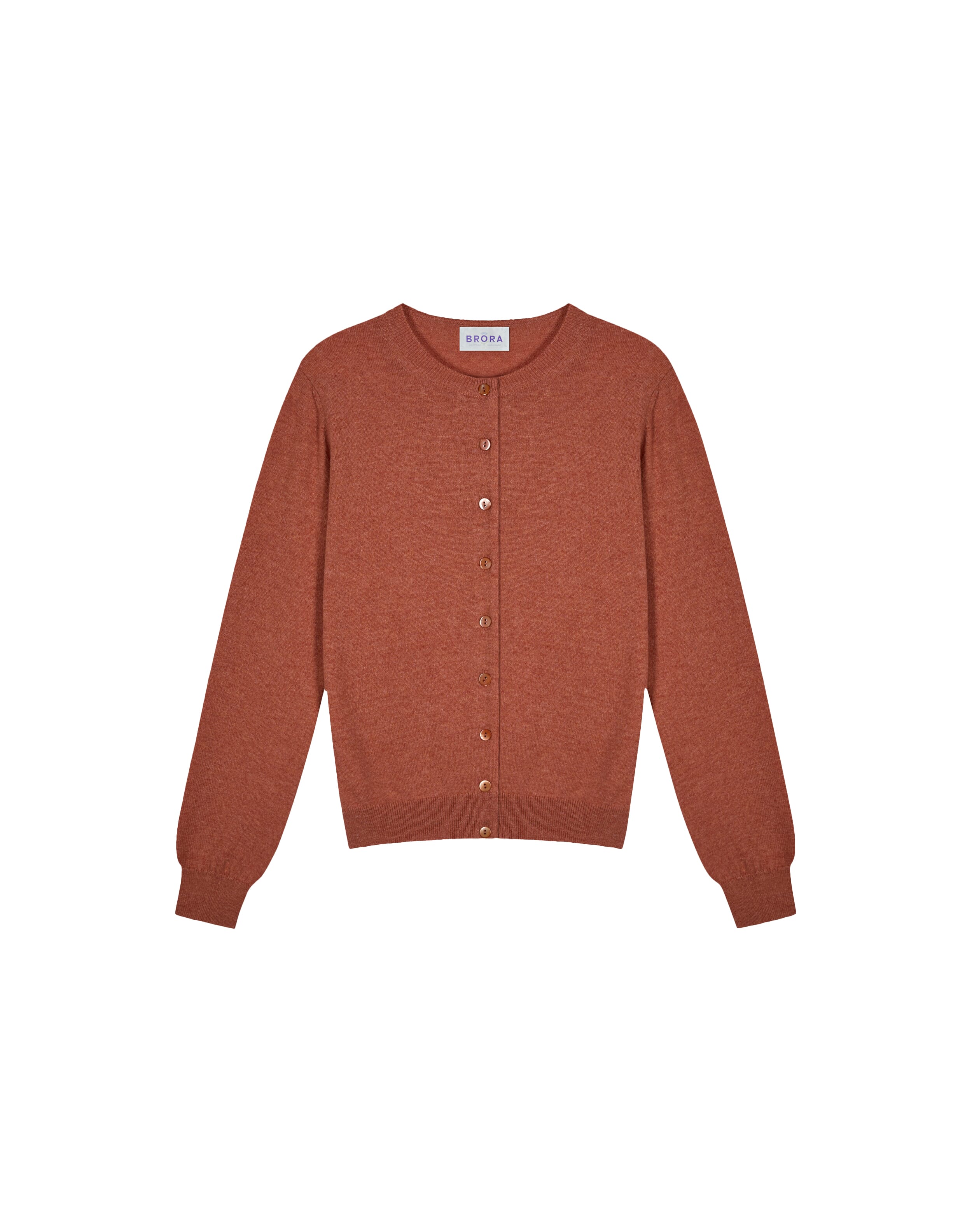 Ginger Women's Cashmere Modern Classic Cardigan | Brora UK