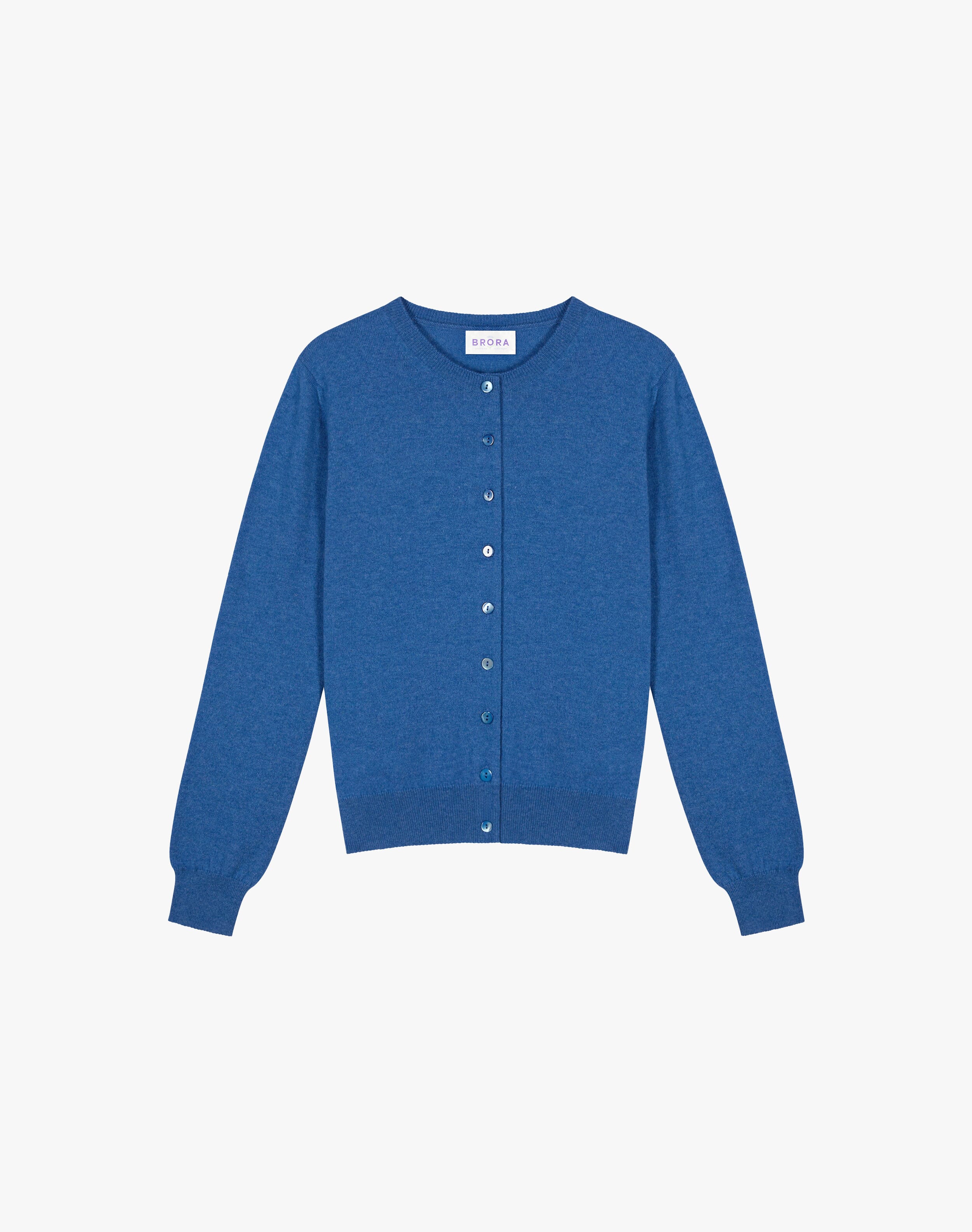 Lapis Women's Cashmere Modern Classic Cardigan | Brora UK