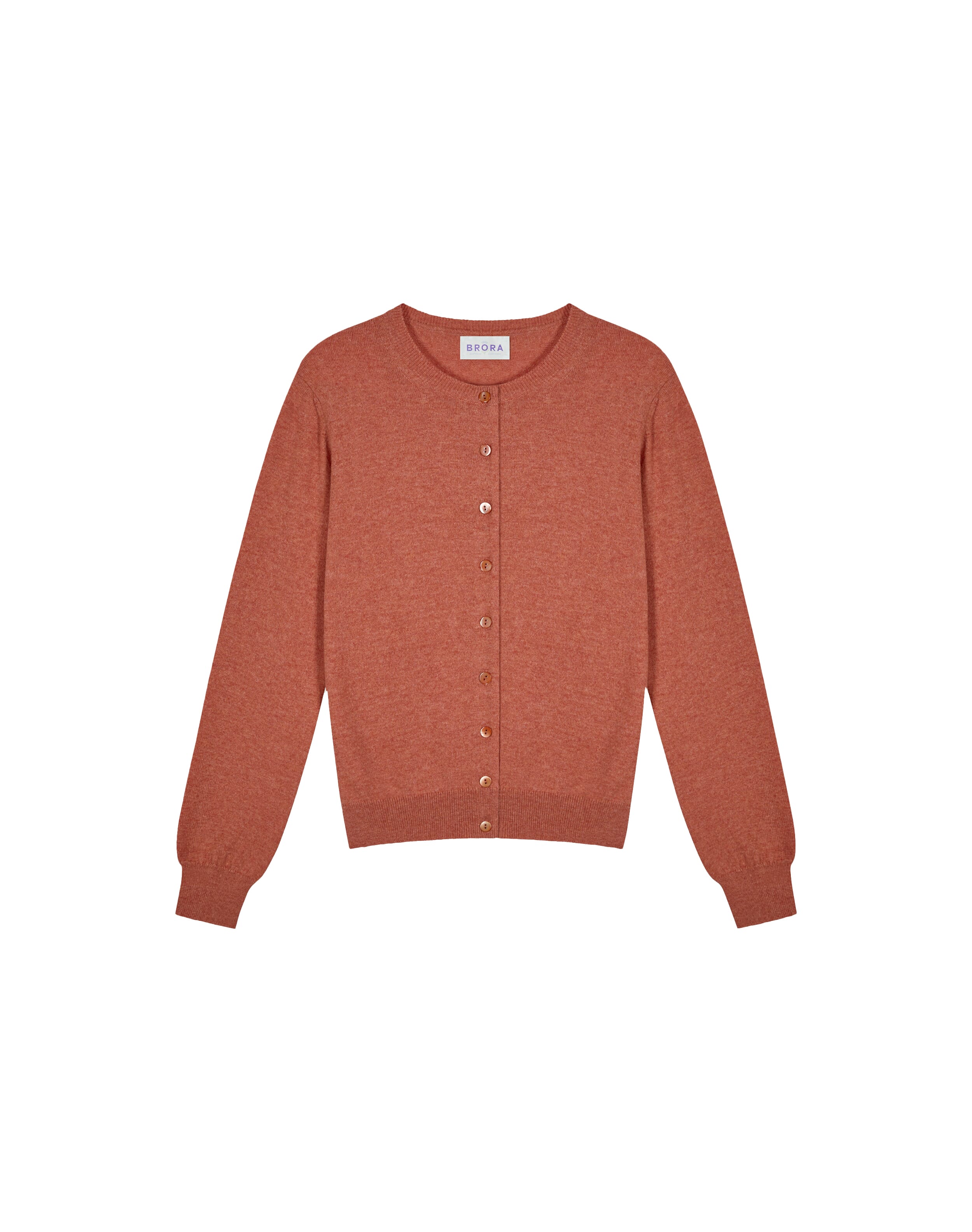 Coral Women's Cashmere Modern Classic Cardigan | Brora UK