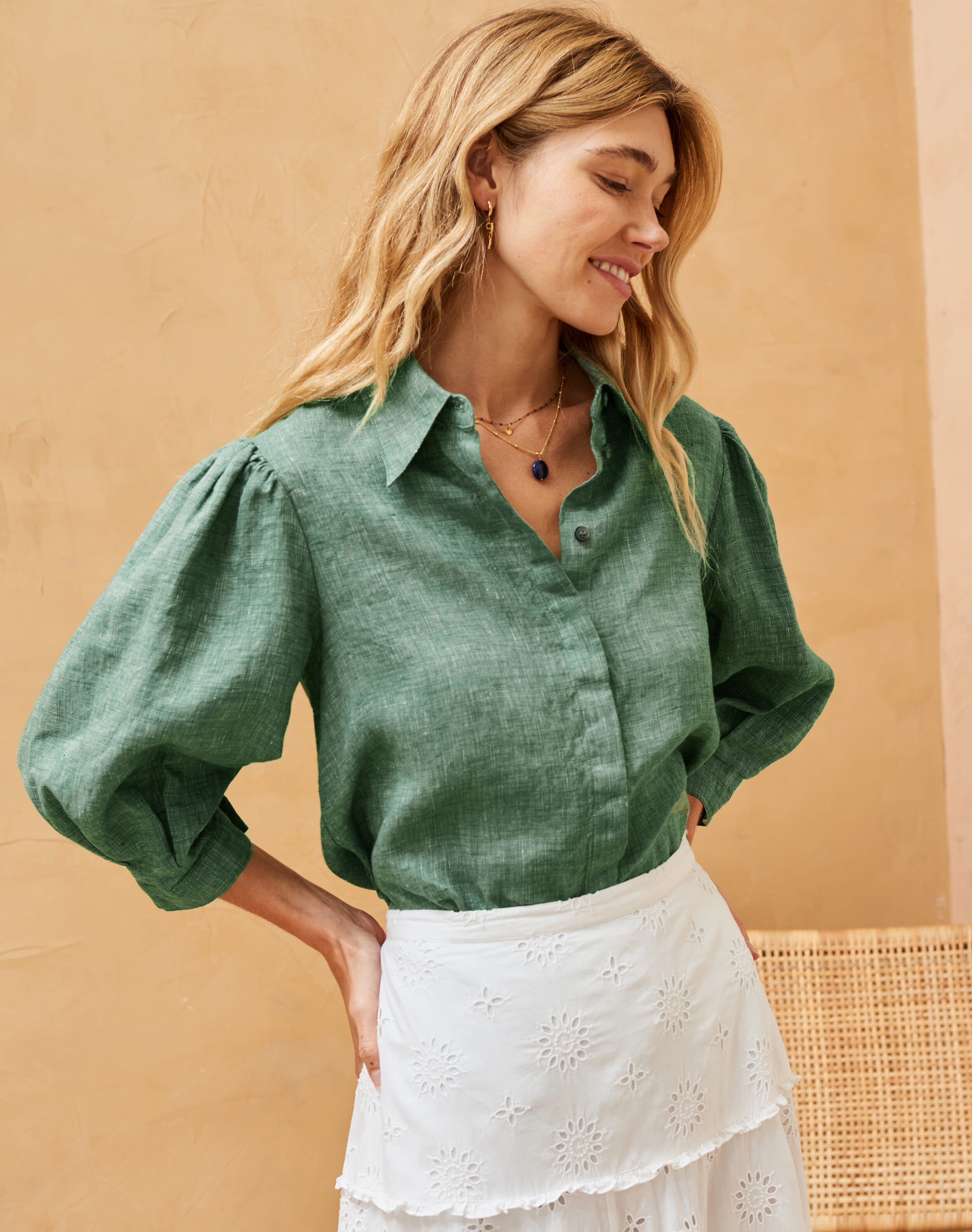 Women's Silk & Organic Cotton Blouses & Shirts | Brora