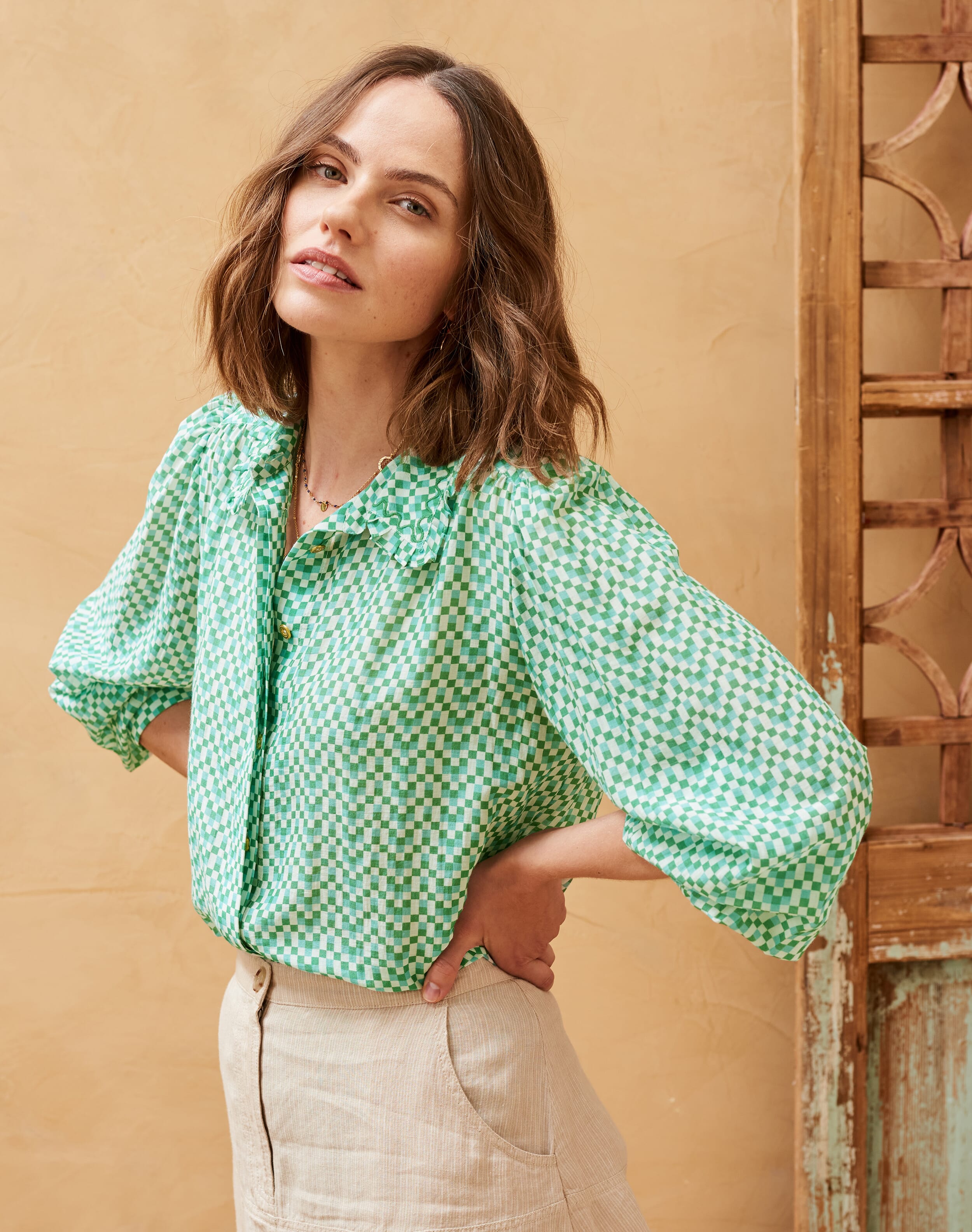 Women's Silk & Organic Cotton Blouses & Shirts | Brora