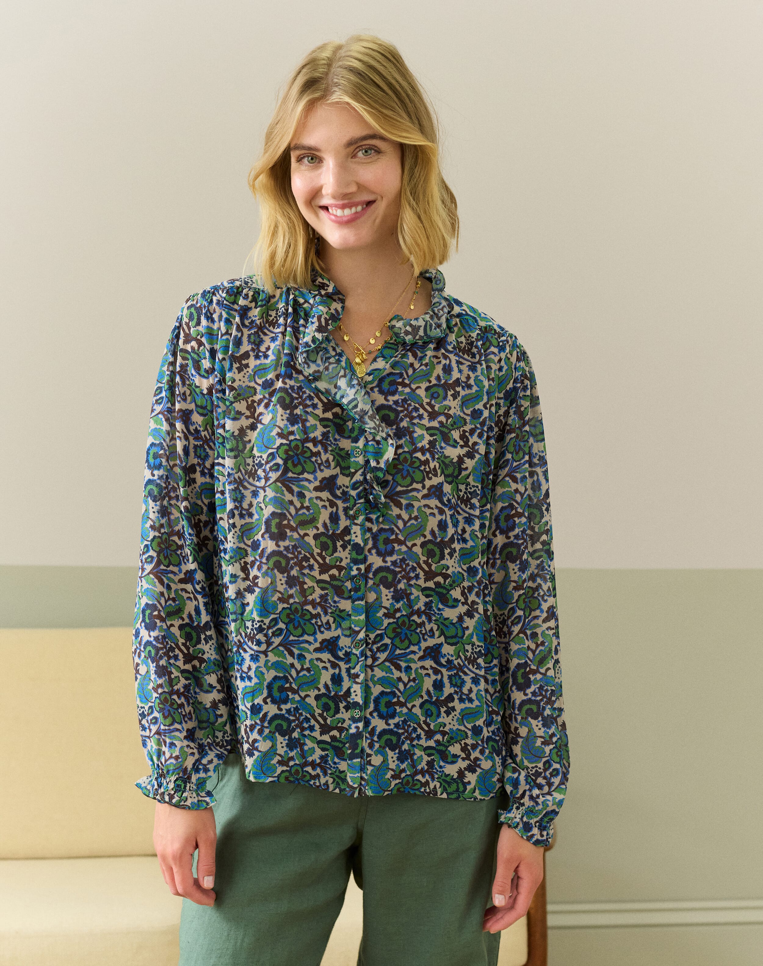 Women's Silk & Organic Cotton Blouses & Shirts | Brora