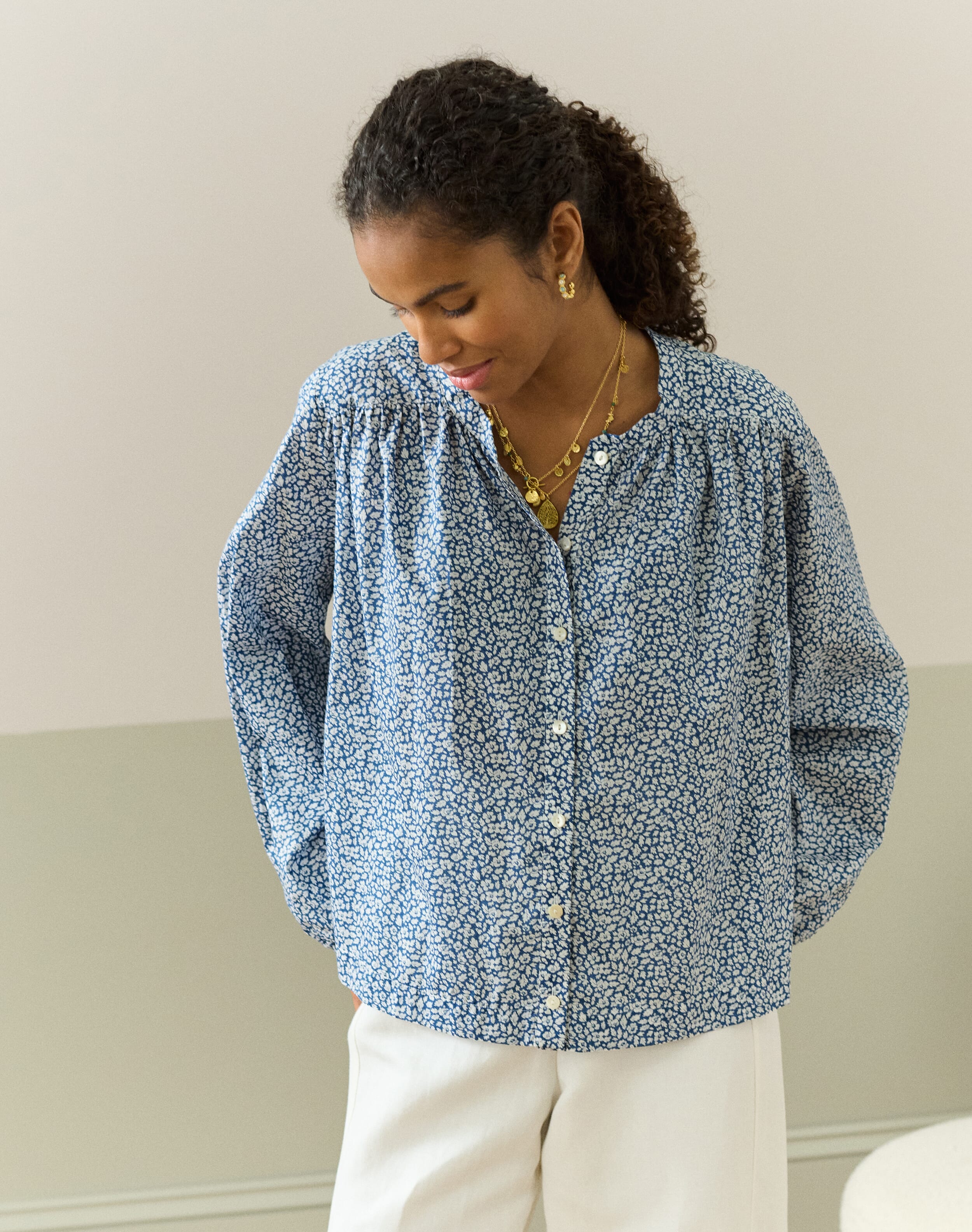 Women's Silk & Organic Cotton Blouses & Shirts | Brora