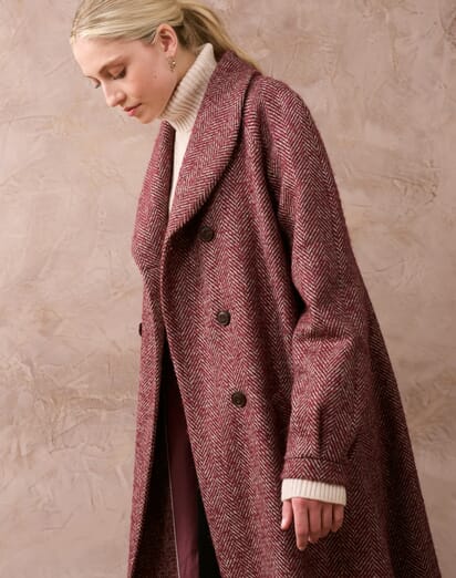 herringbone coat