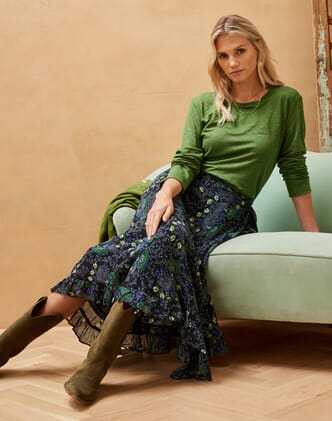 Women’s Skirts | Maxi, Floral & Linen Skirts | Brora Online