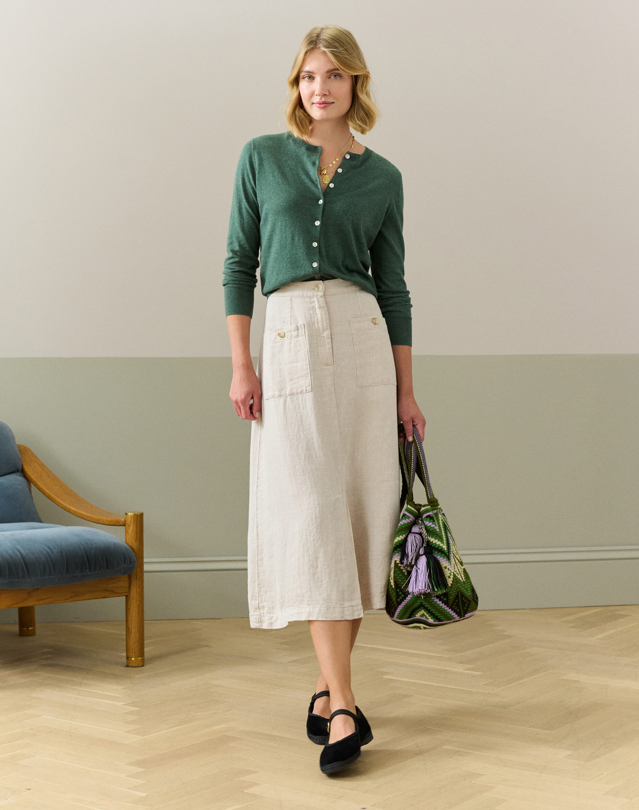 Women’s Skirts | Maxi, Floral & Linen Skirts | Brora Online