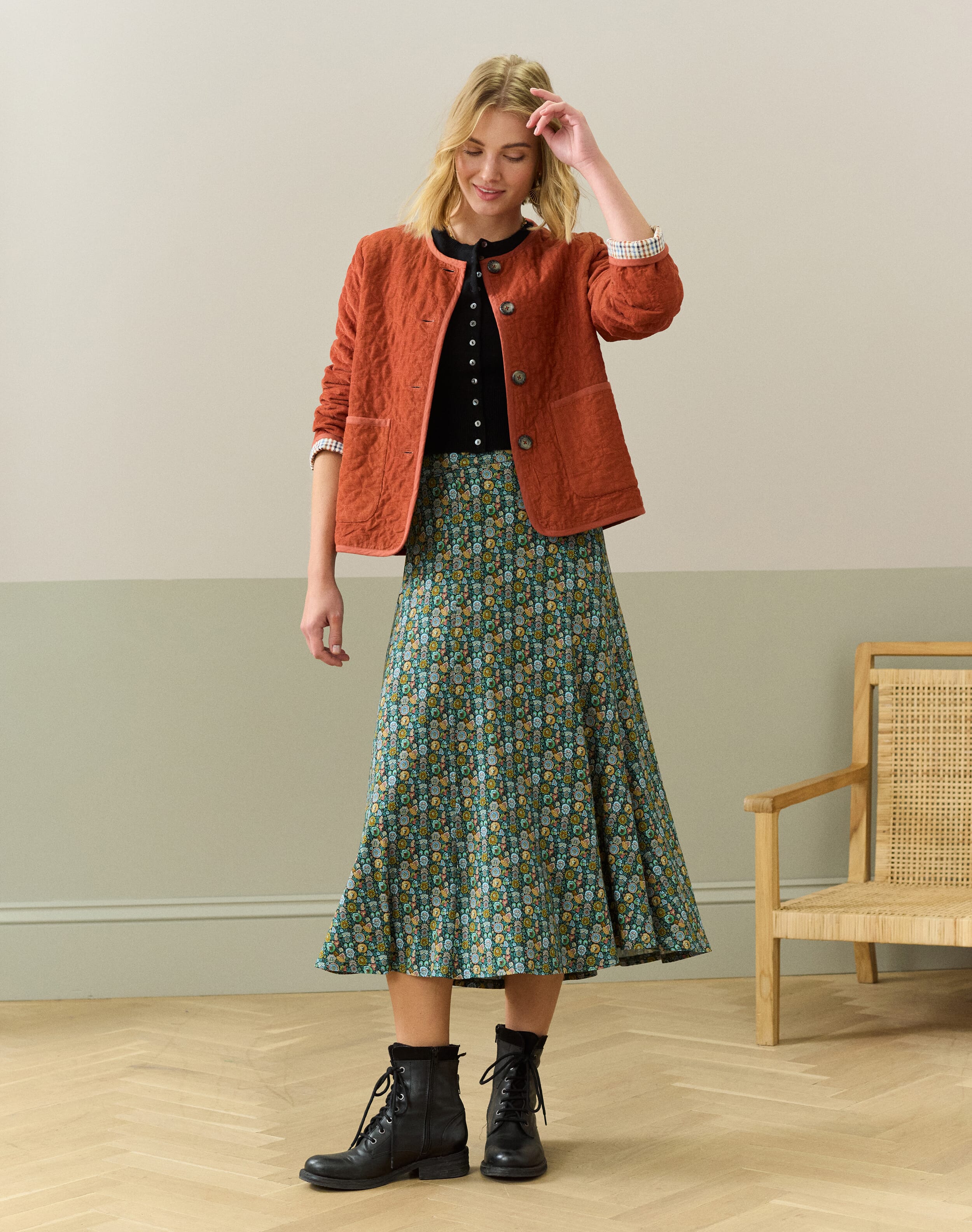 Women’s Skirts | Maxi, Floral & Linen Skirts | Brora Online