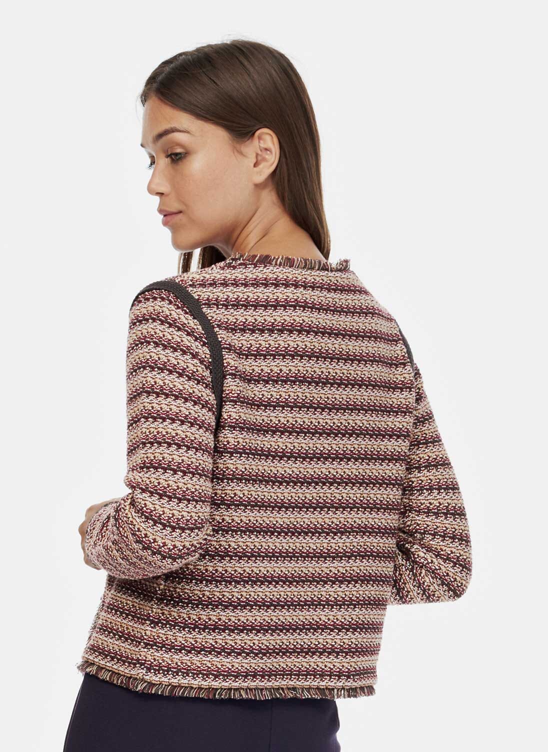 Textured Cotton Jacket | Brora.co.uk