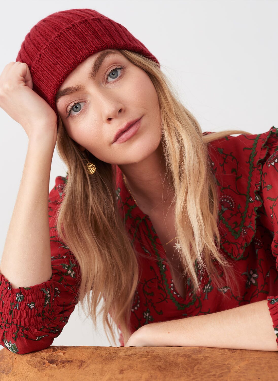 Hawthorn Cashmere Ribbed Hat | Scottish Cashmere Hats | Brora