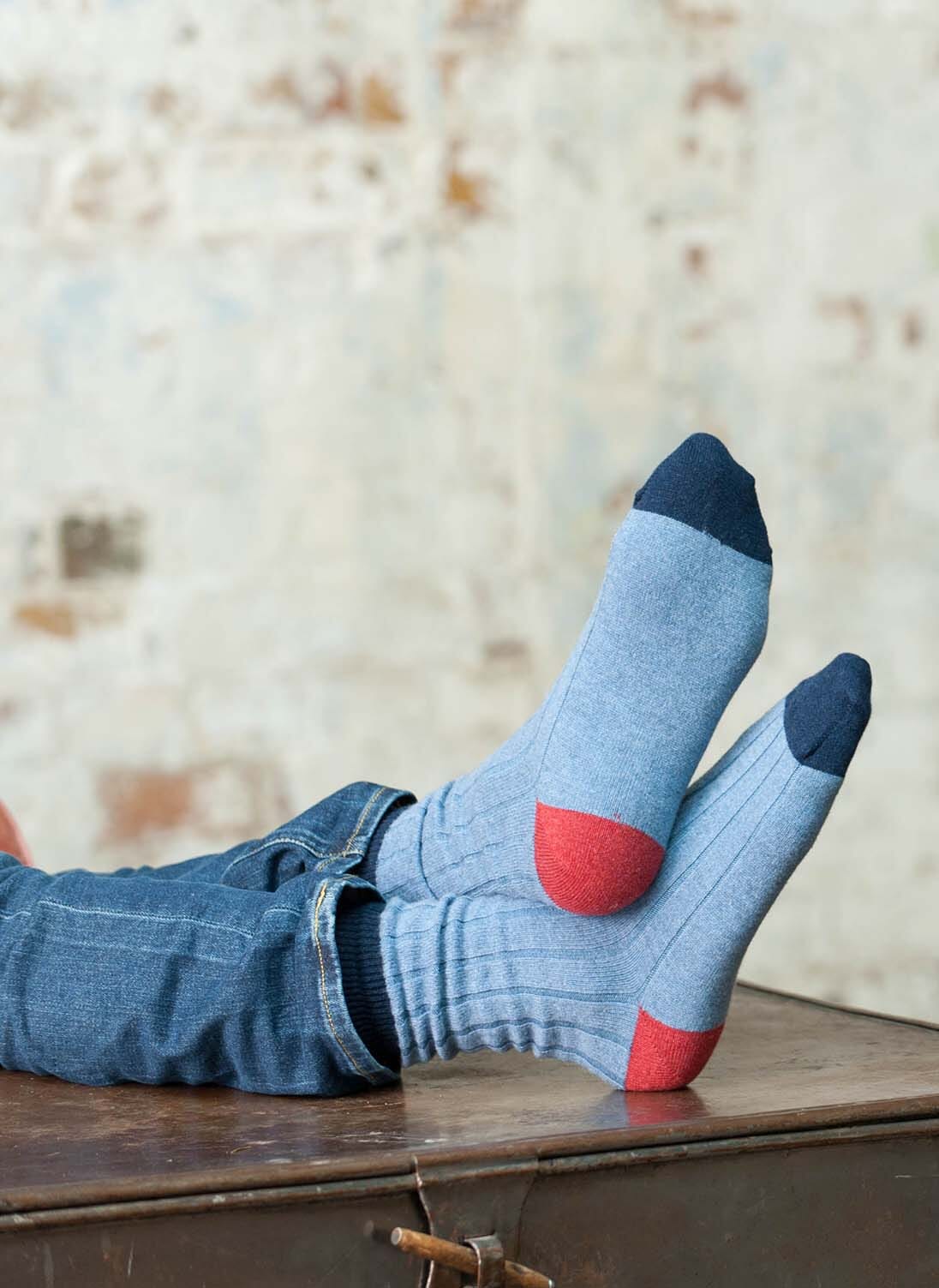 Cashmere Patch Socks | Brora