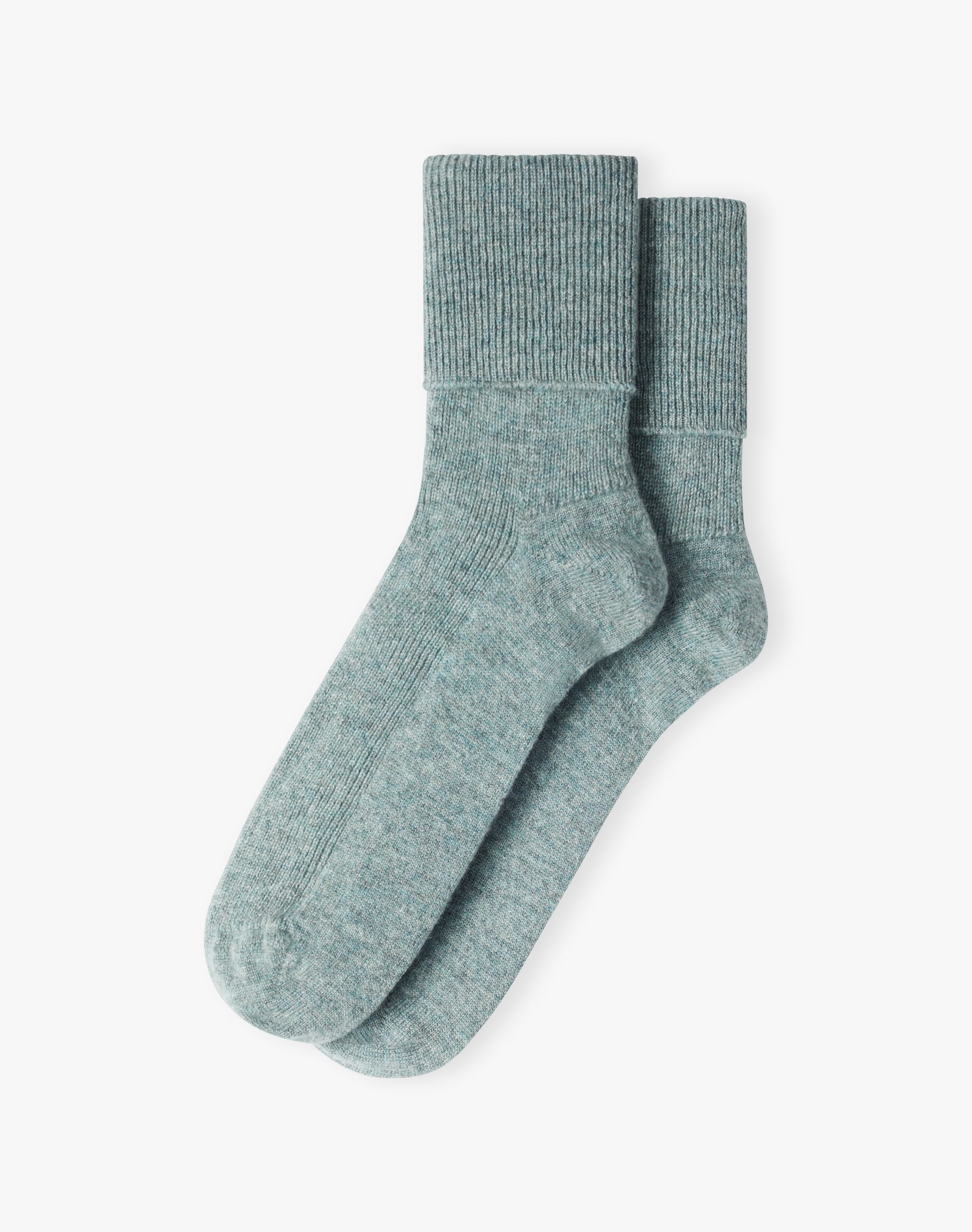 Women's Cashmere Socks in Mercury | Accessories | Brora