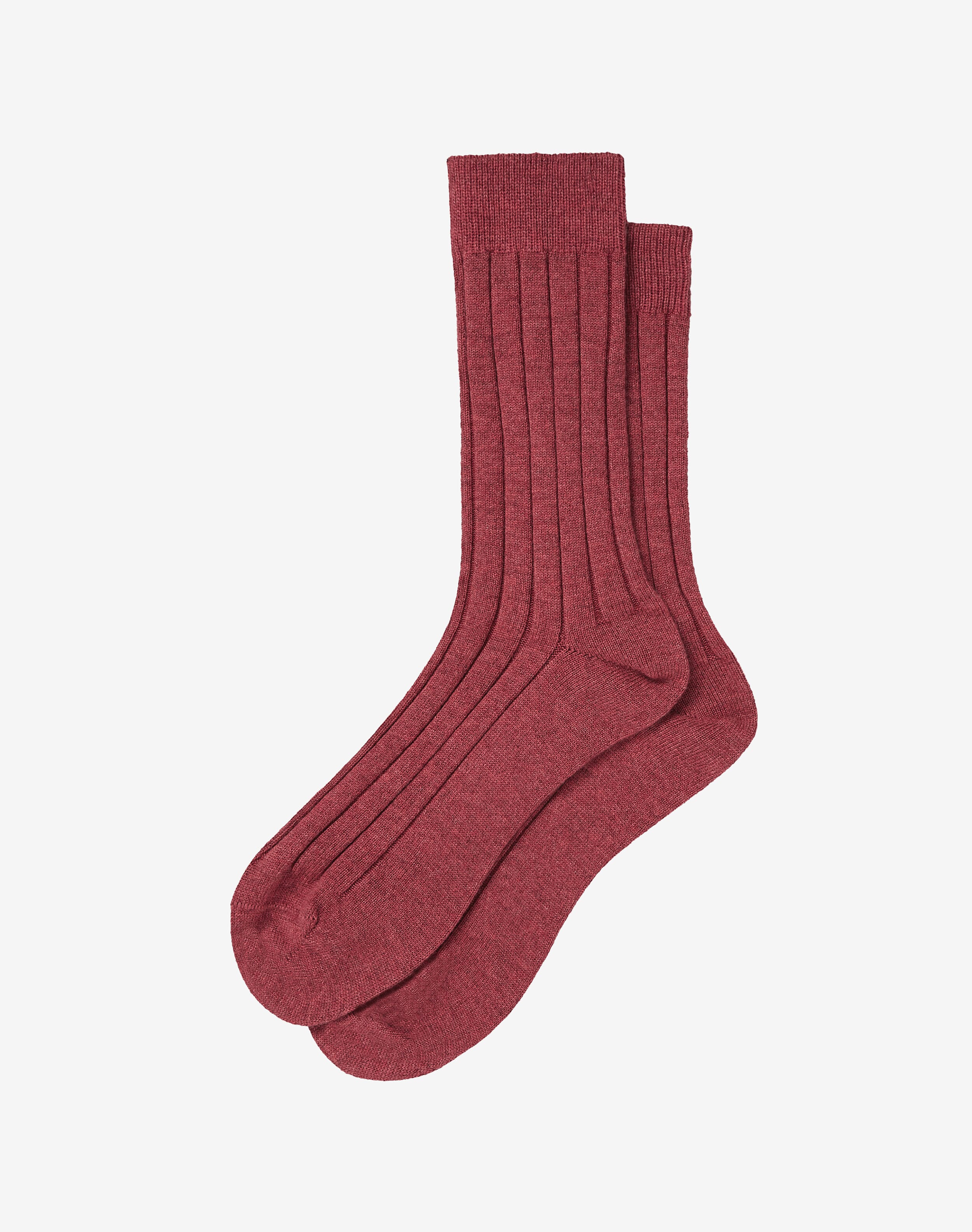 Pomegranate Cashmere Socks | Men's Cashmere Socks | Brora