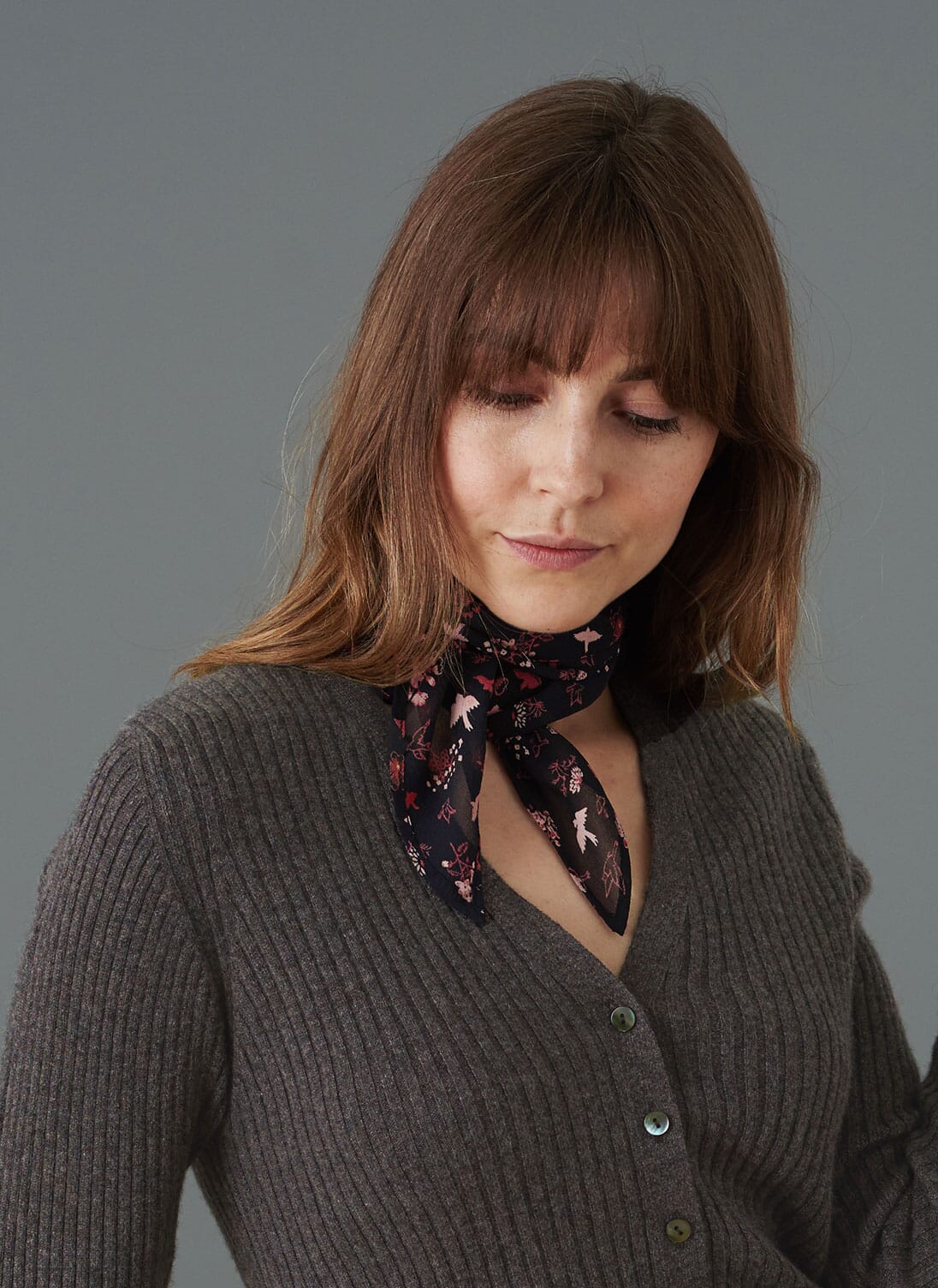 Silk Chiffon Scarf | Brora.co.uk