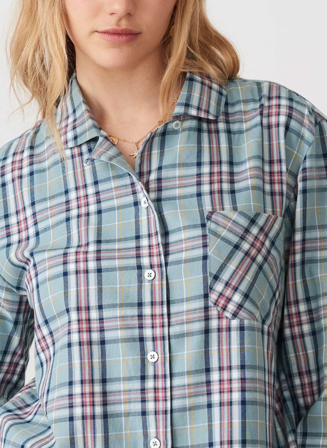 Nimbus Cotton Check Pyjamas | Women's Nightwear | Brora