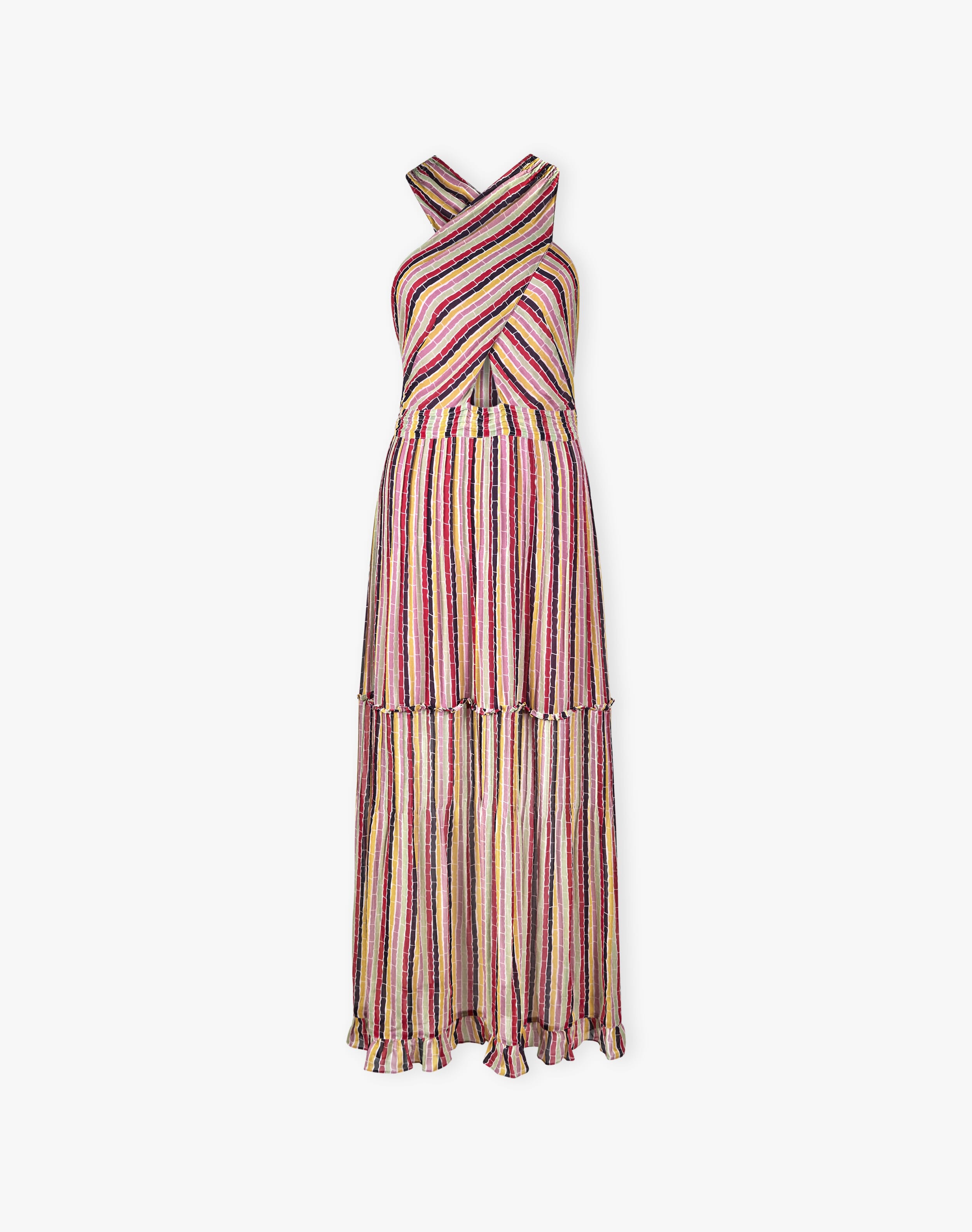 The Broken Stripe Dress | Dresses | Clearance Event | Brora Fashion