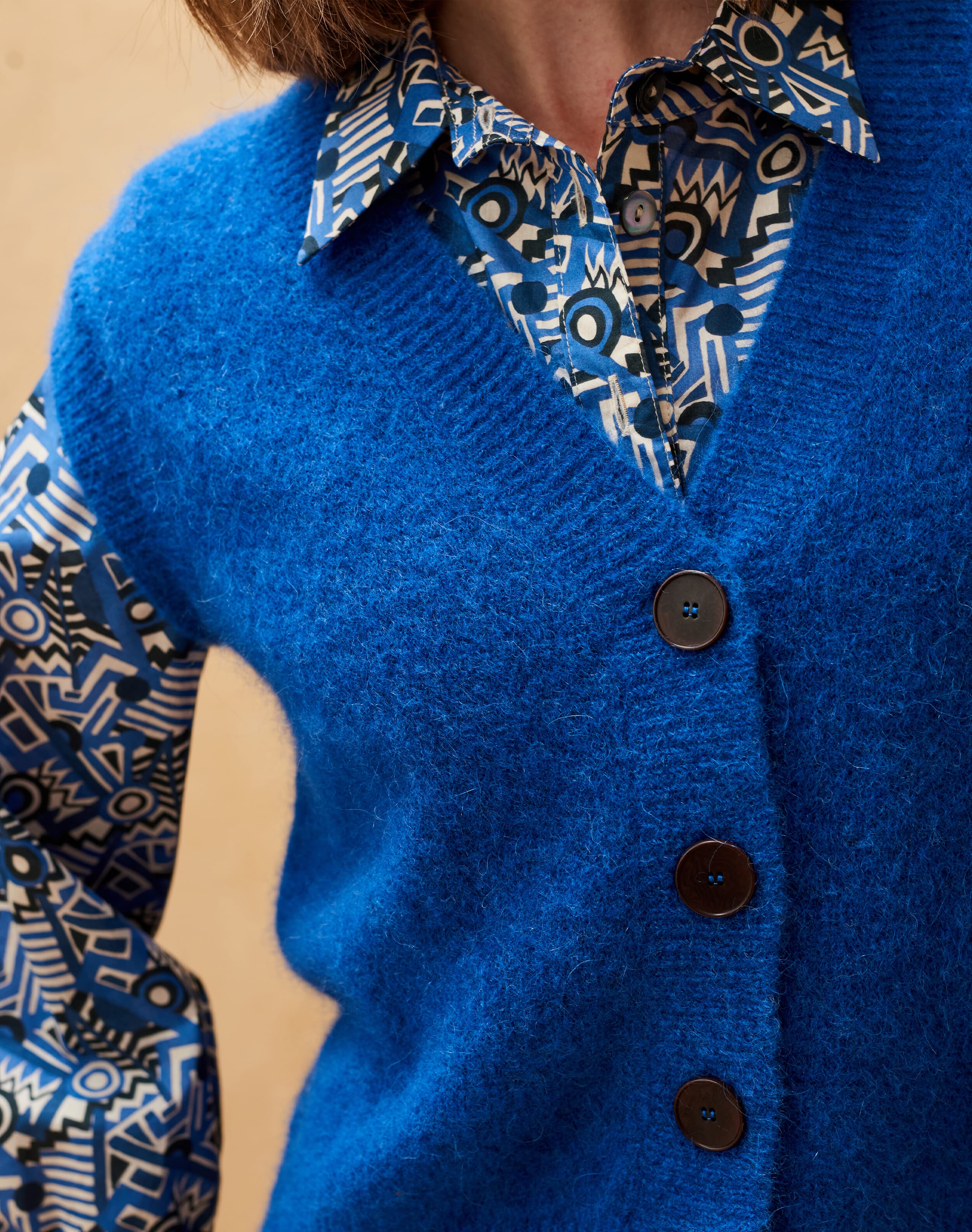 Blue Alpaca Waistcoat | Women's Waistcoats | Brora Fashion