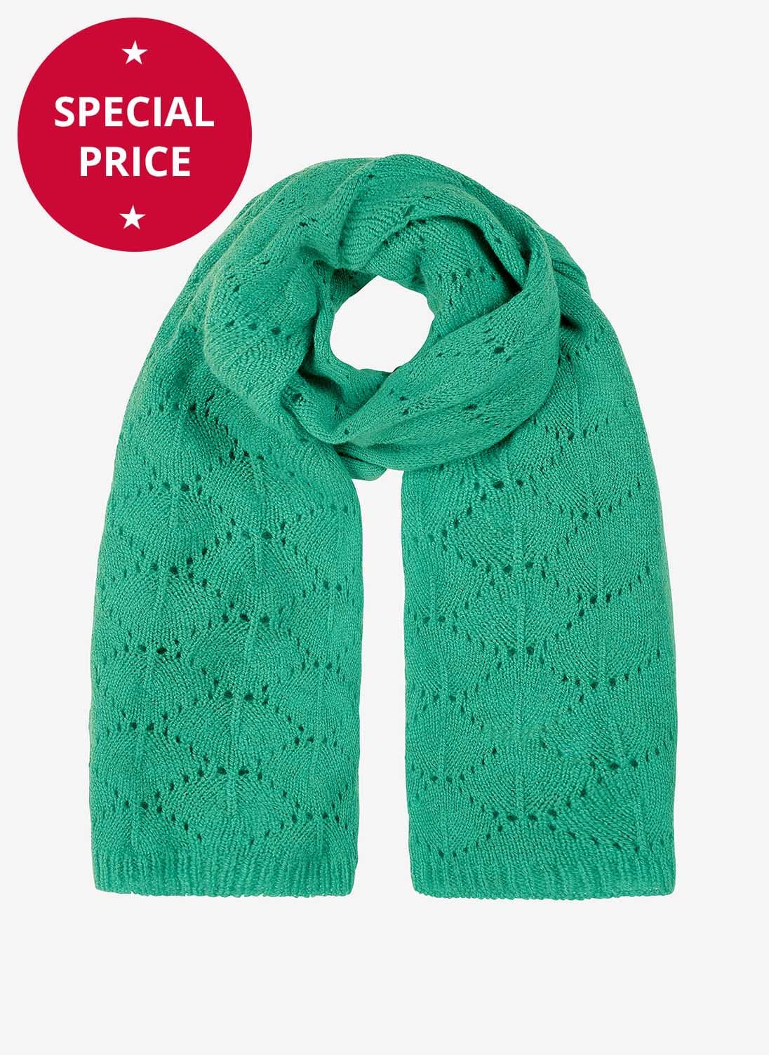 Cashmere Pointelle Scarf | Women's Scarves | Brora UK