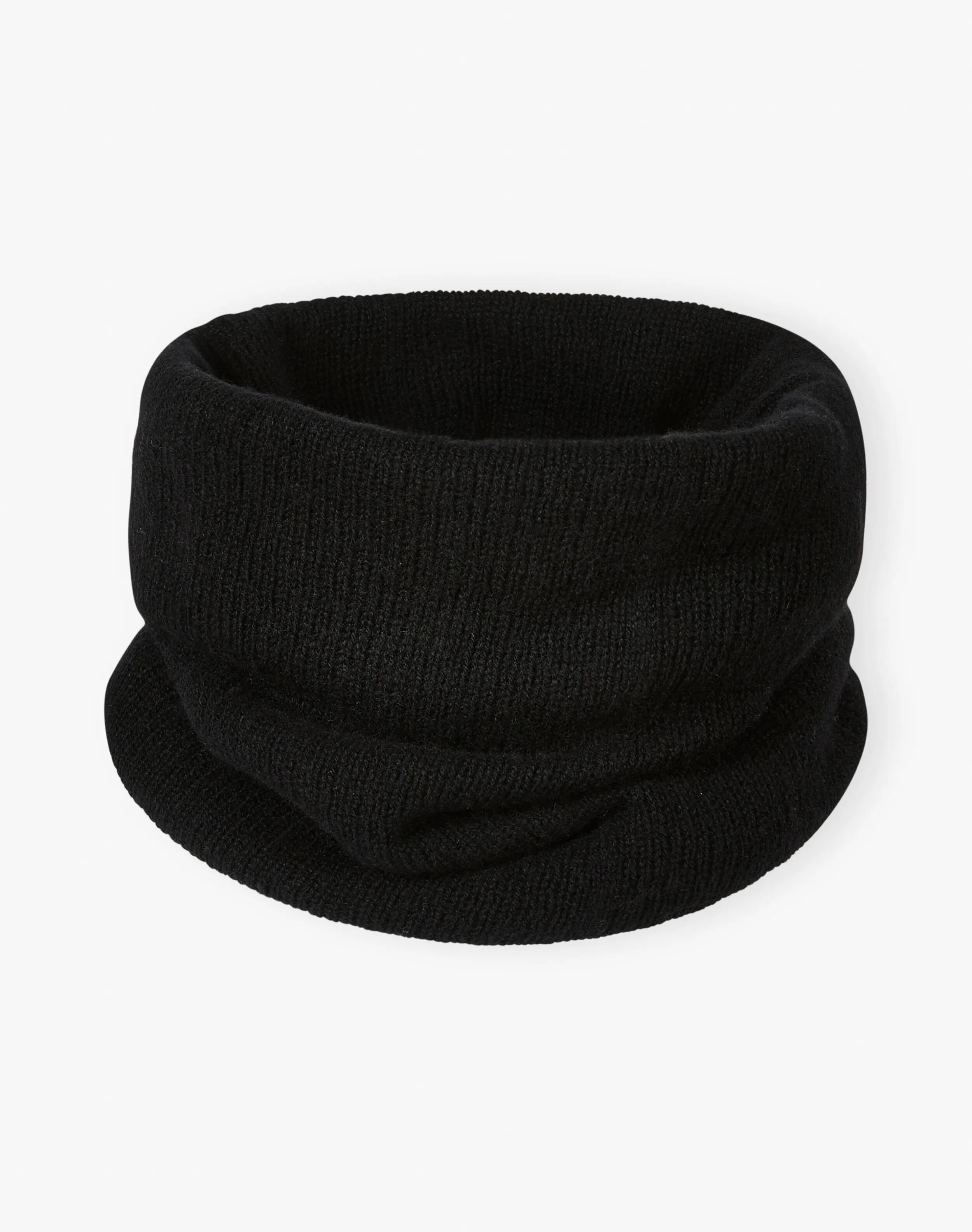 Cashmere Gauzy Snood in Black | Women's Accessories | Brora