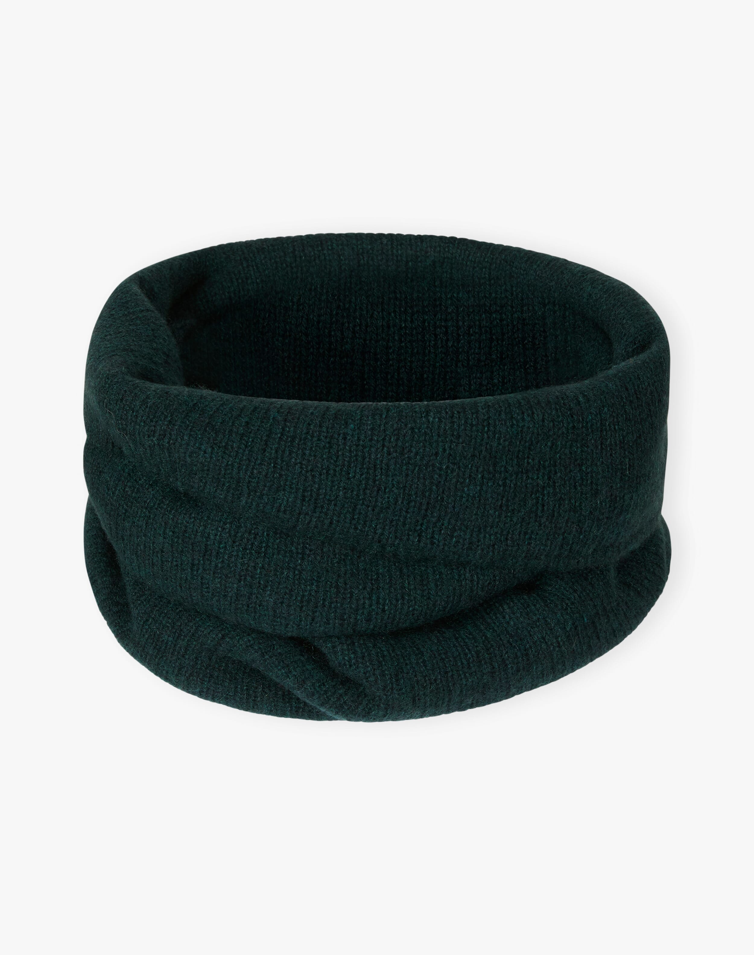 Scottish Cashmere Gauzy Snood in Ivy | Brora Accessories