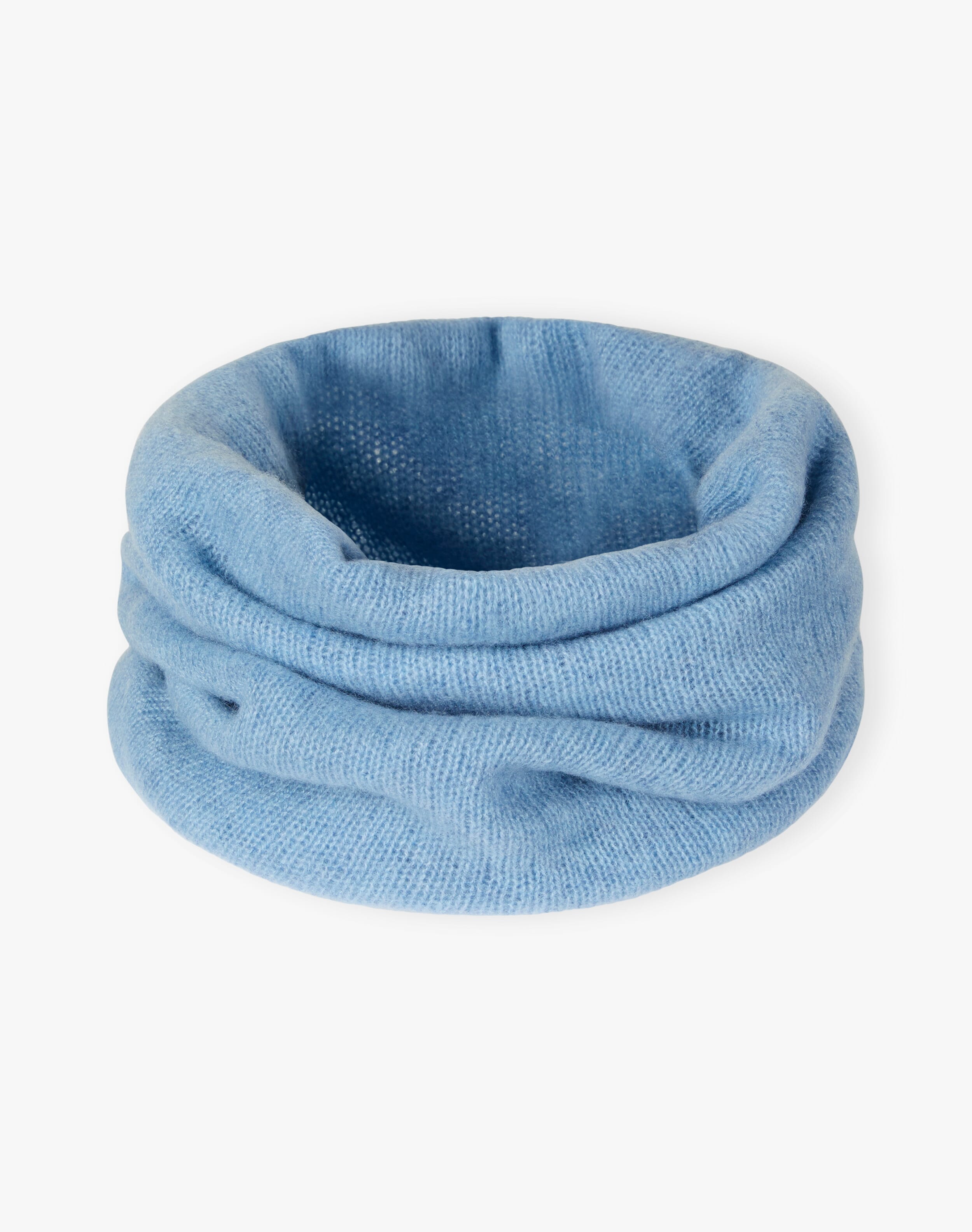 Scottish Cashmere Gauzy Snood in Wedgewood | Brora Accessories