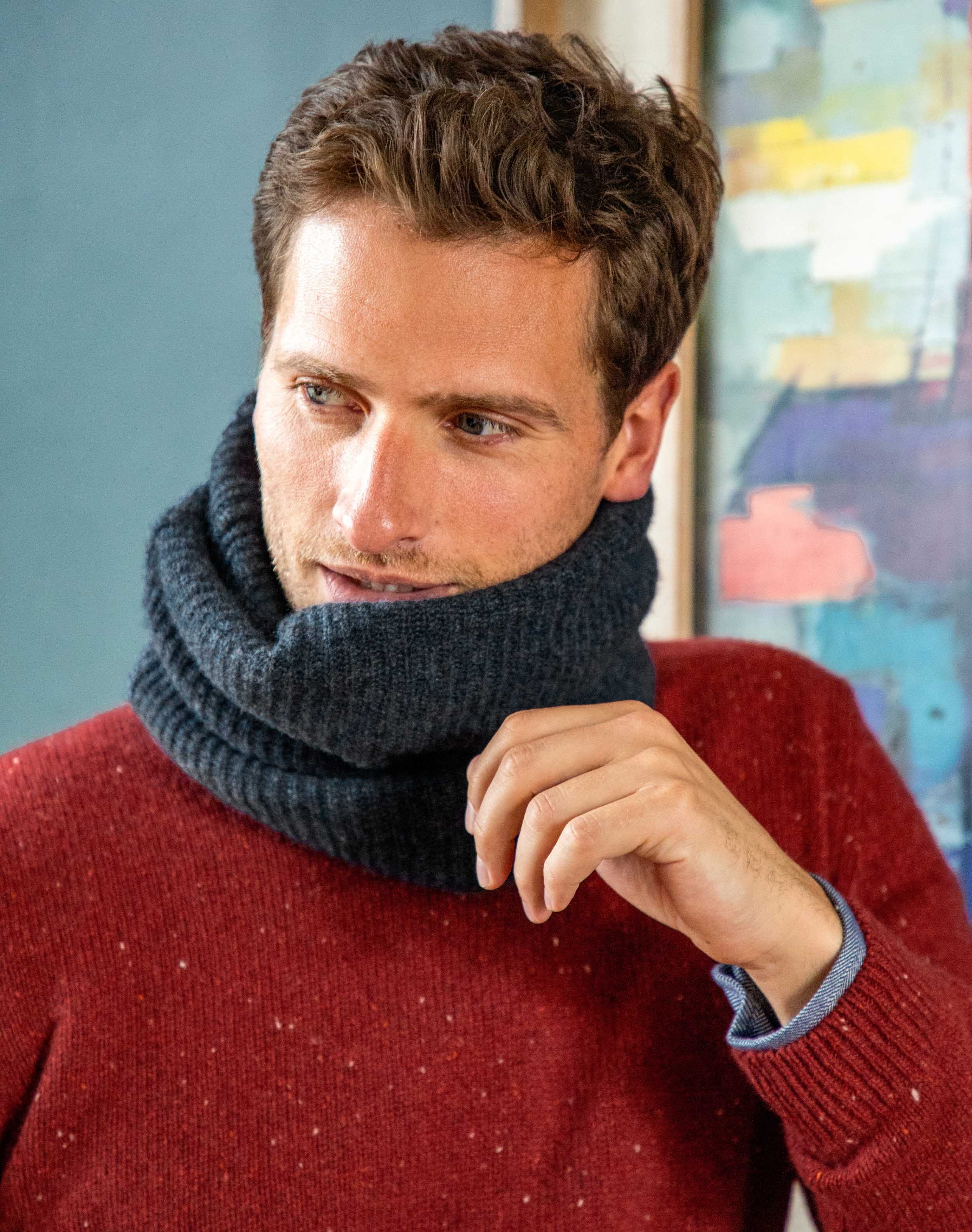 Grey Cashmere Snood | Accessories | Brora Fashion