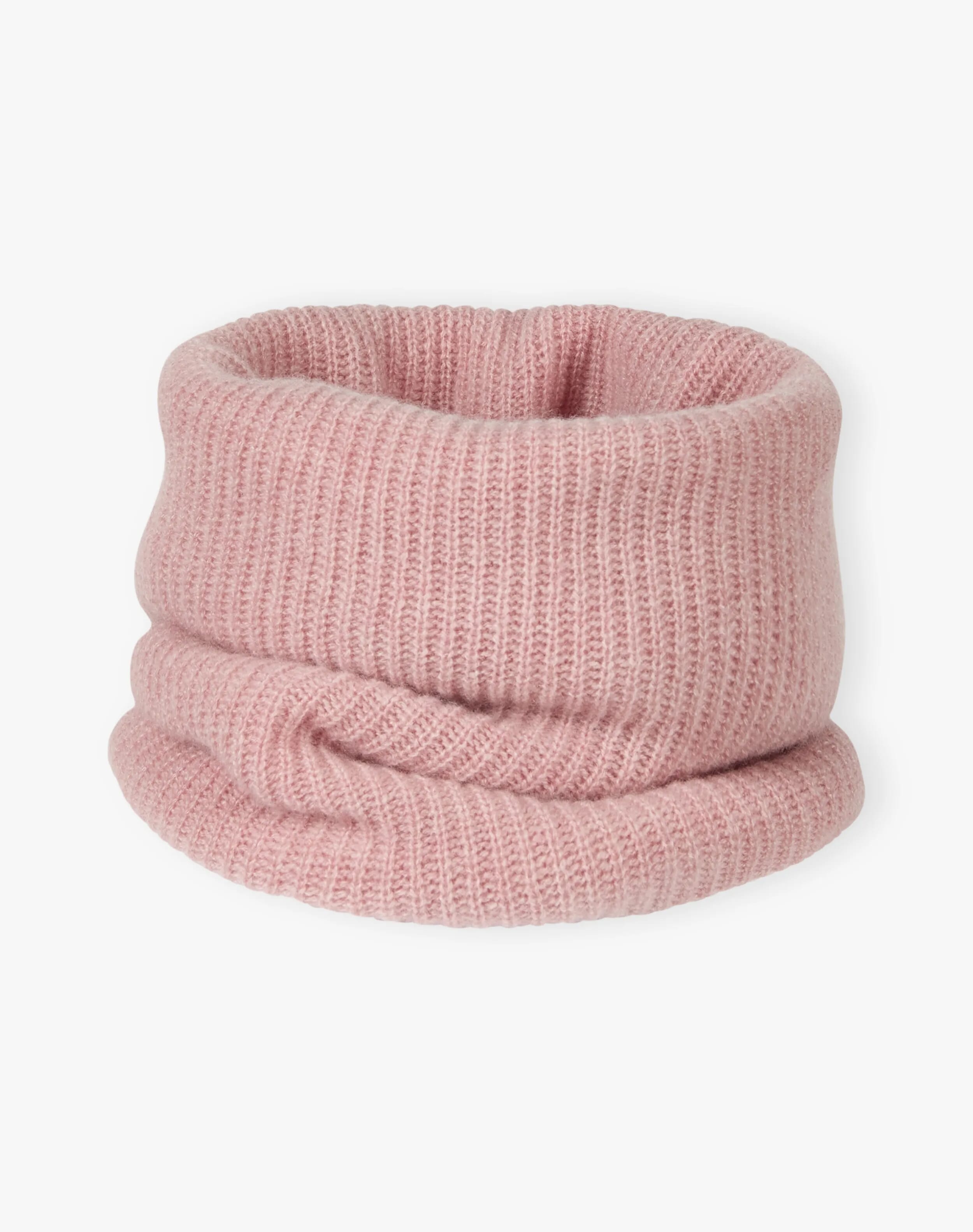 Cashmere Textured Snood in Shell | Accessories | Brora Fashion