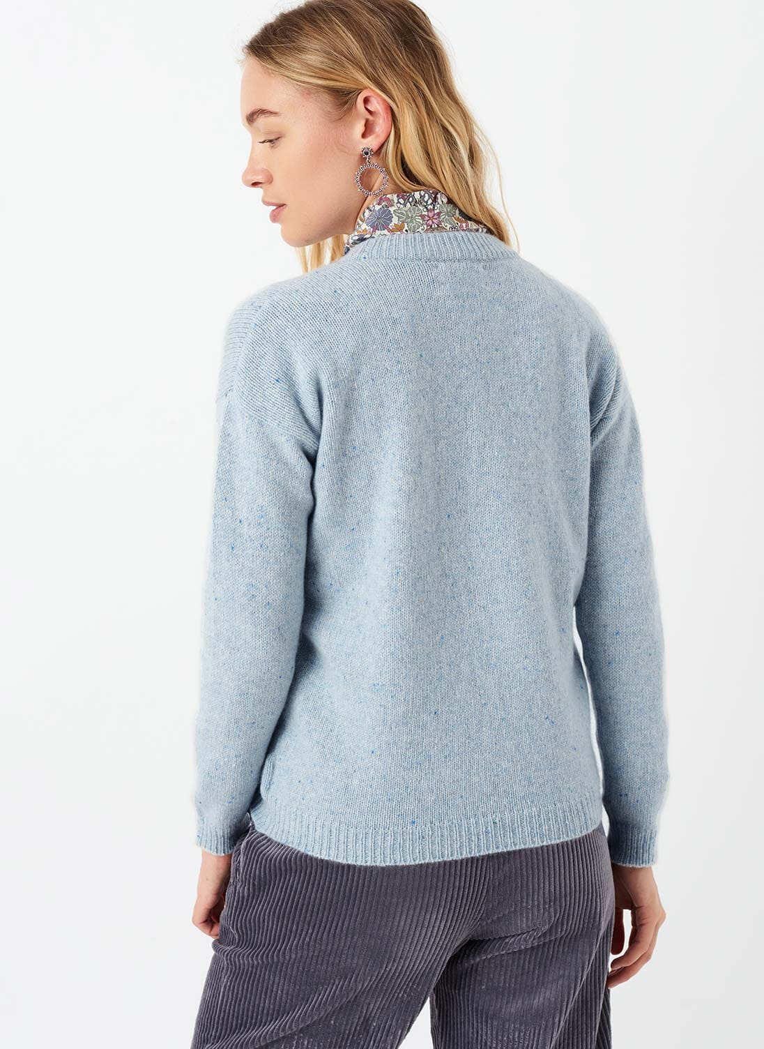 Mineral Cashmere Donegal Jumper | Cashmere Jumpers & Cardigans | Brora