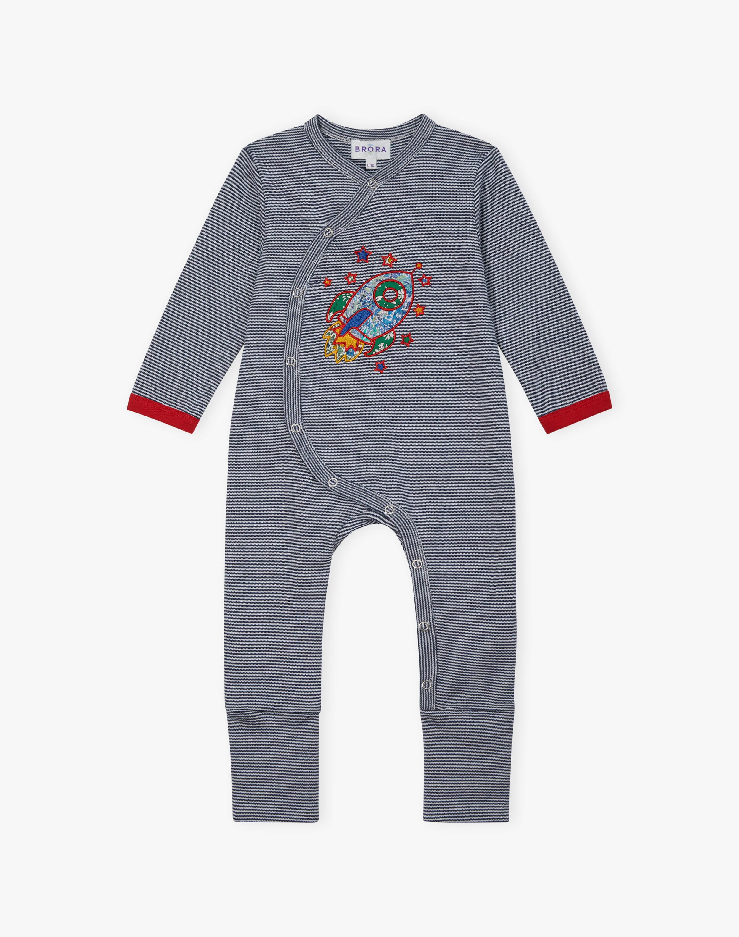 Liberty Print Rocket Applique Babygro | Babies | Brora Fashion