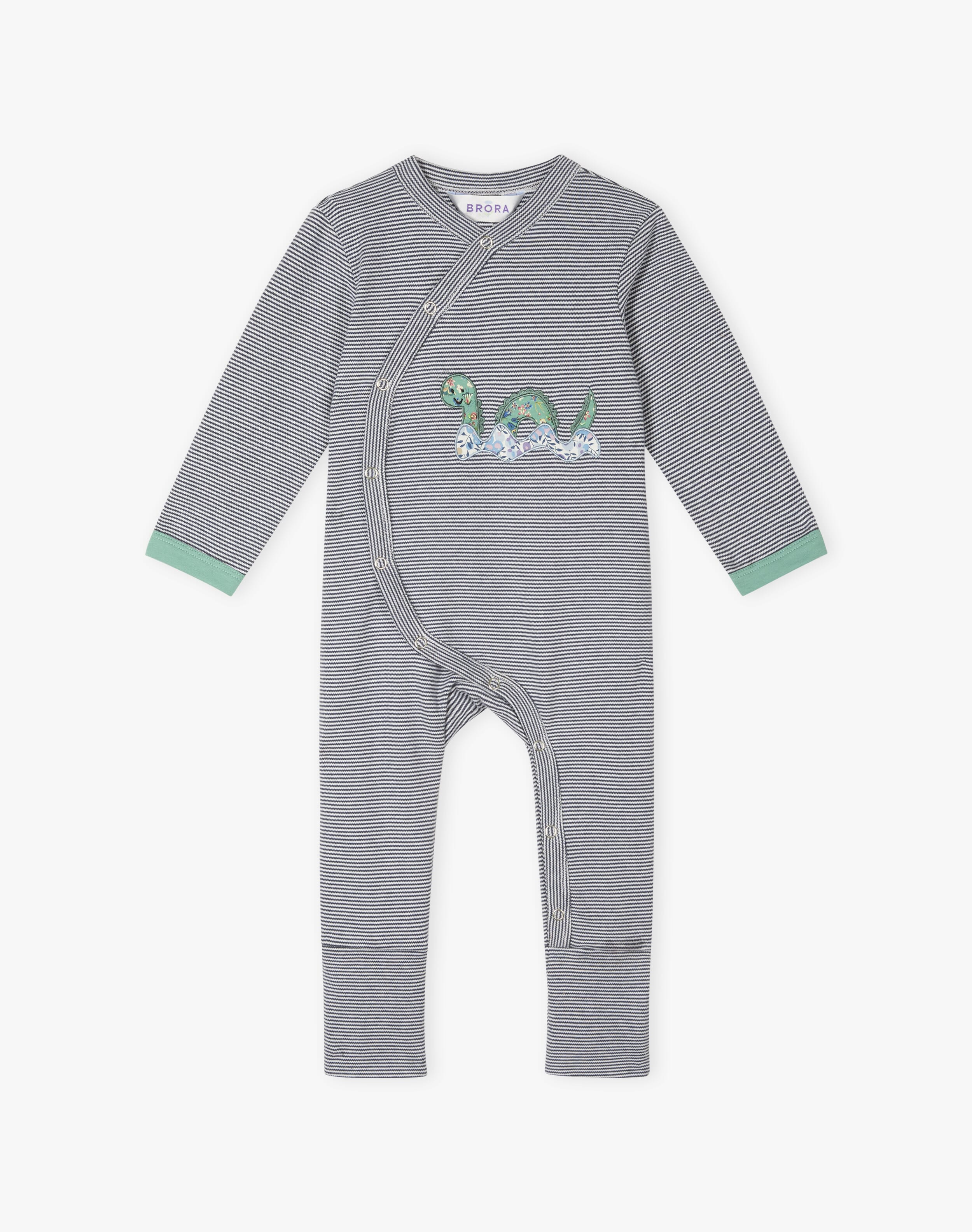 Liberty Print Applique Babygro | Nessie | Baby Gifts