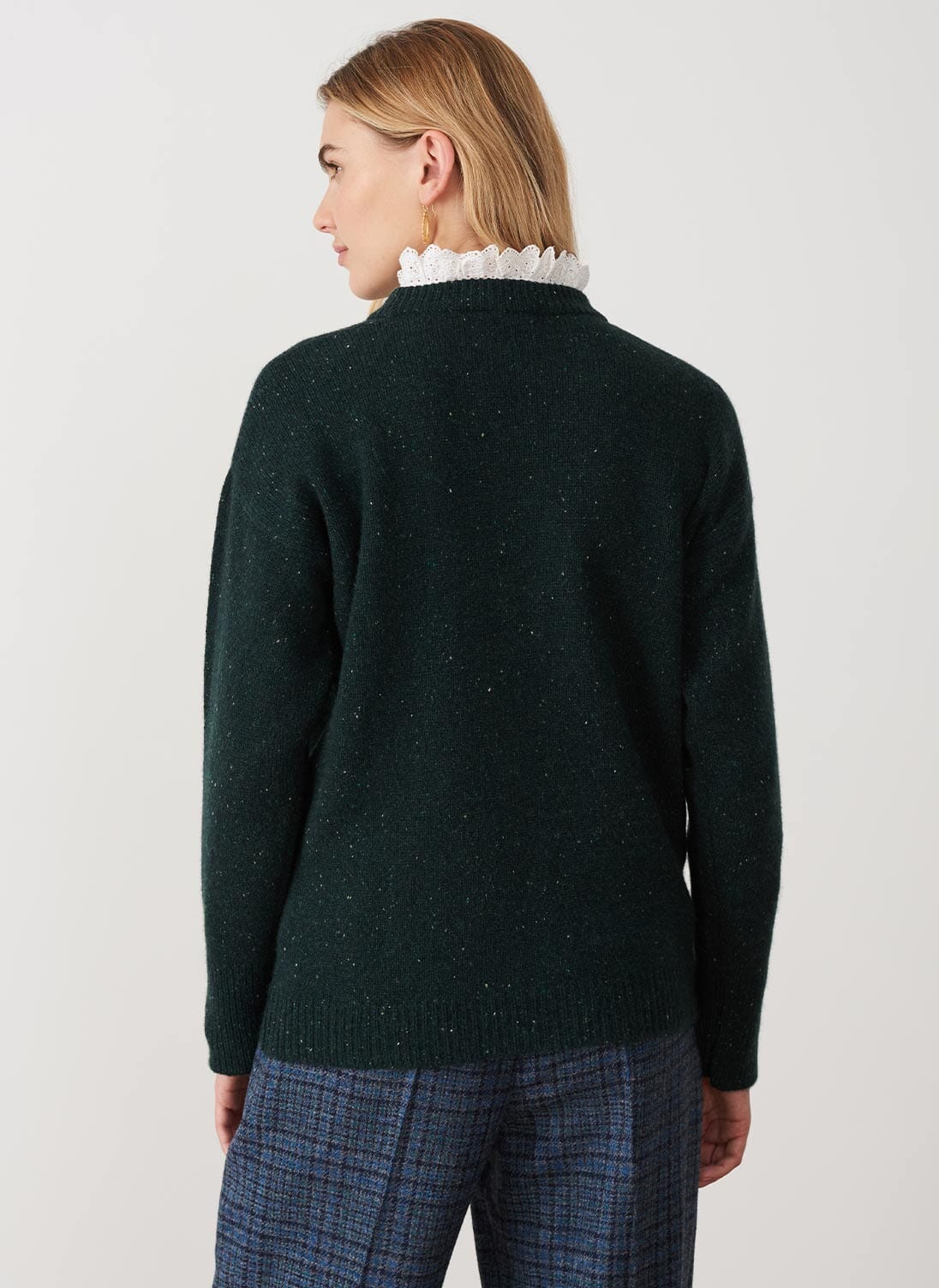 Pine Cashmere Donegal Jumper | Women's Jumpers | Brora