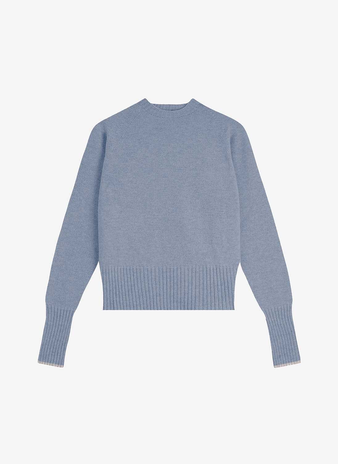 Periwinkle Cashmere Boxy Jumper | Women's Cashmere Jumpers | Brora