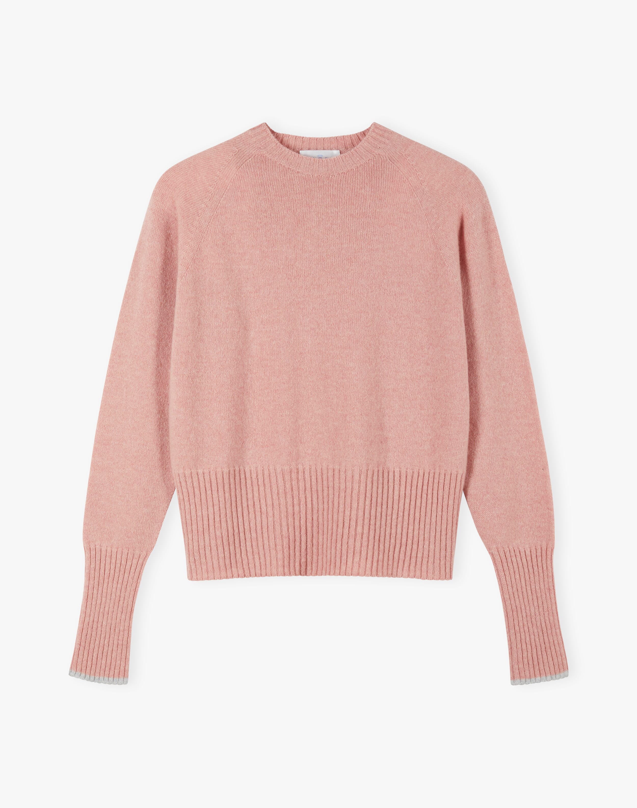 Pink Cashmere Boxy Jumper | Women's Knitwear | Brora Sale