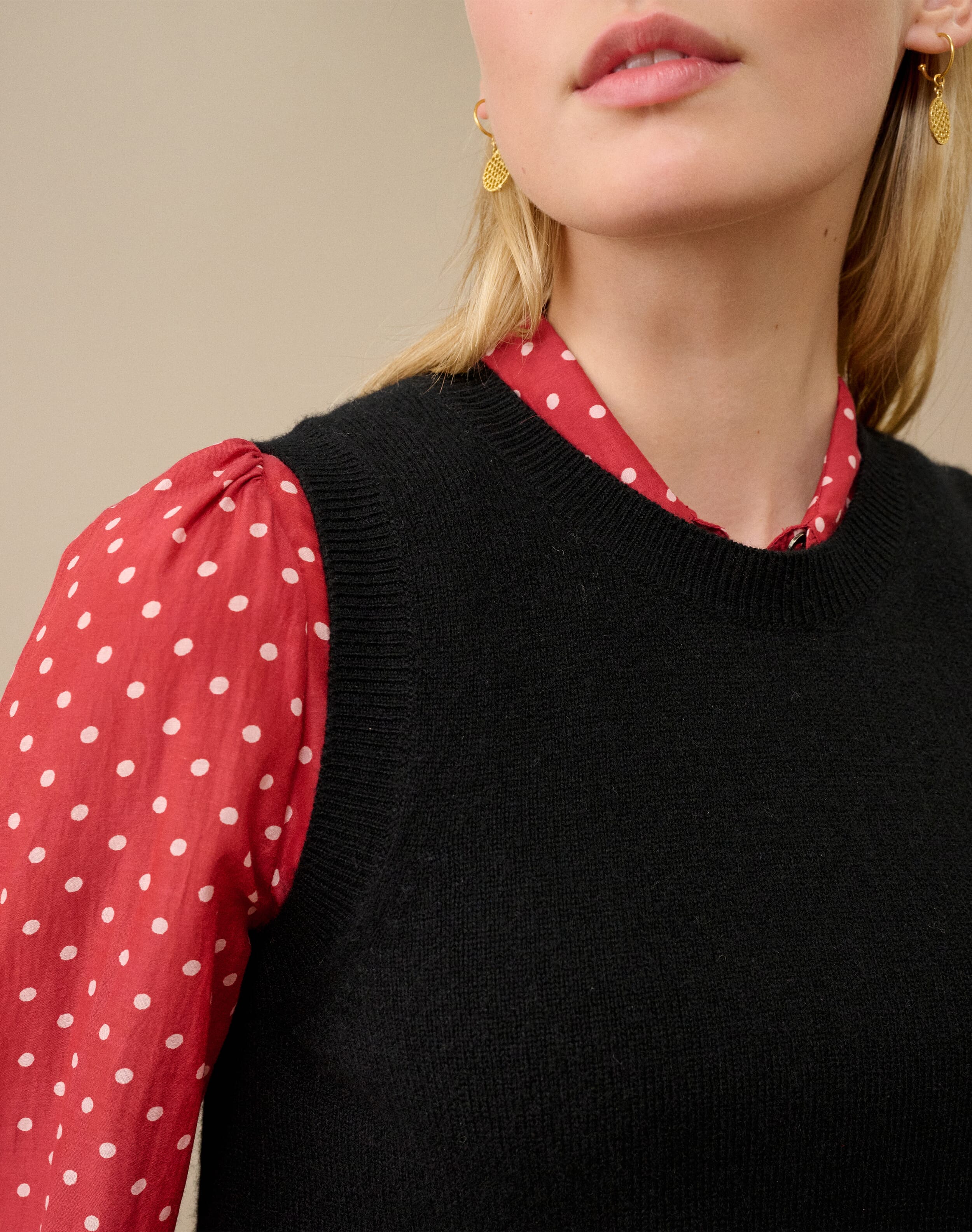 Cashmere Tank in Black | Layering Essentials | Brora Clearance
