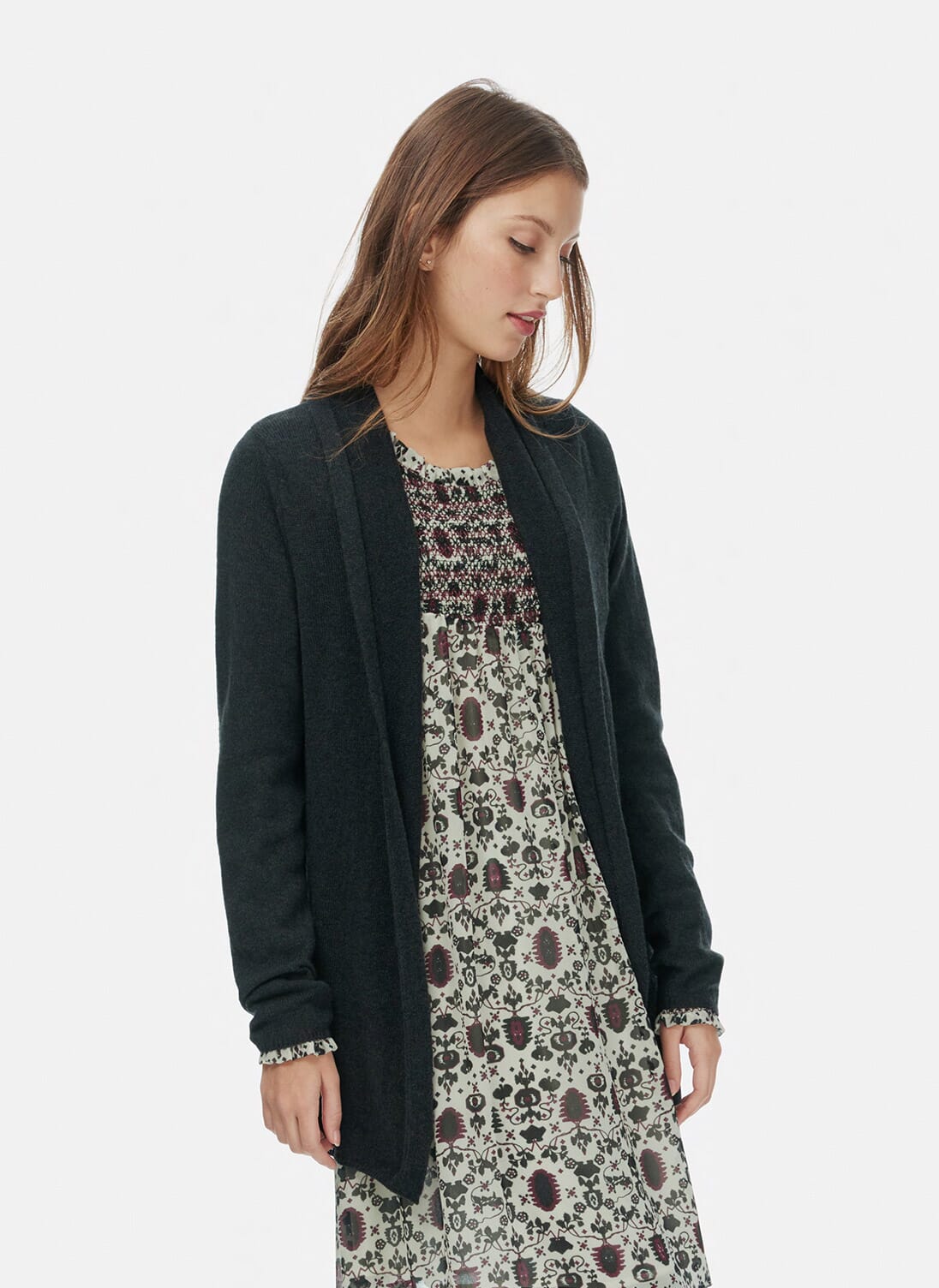 Cashmere Gauzy Shawl Cardigan | Brora.co.uk