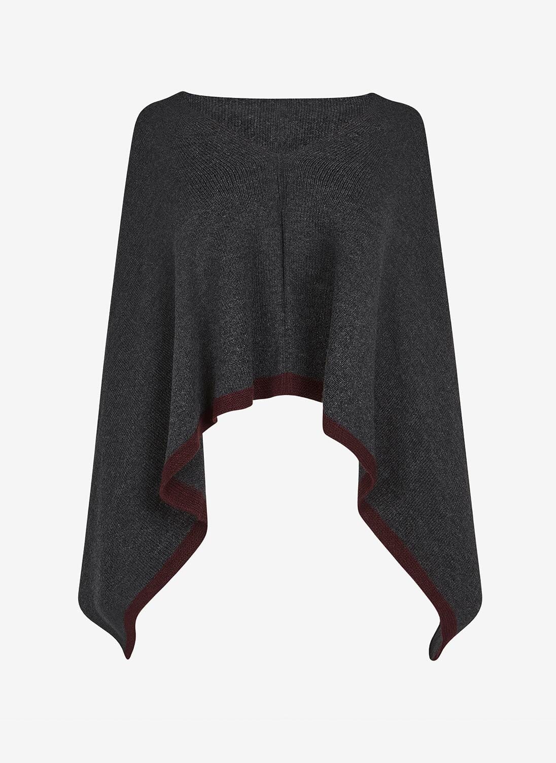 Carbon Cashmere Poncho | Ponchos & Scarves | Brora Online