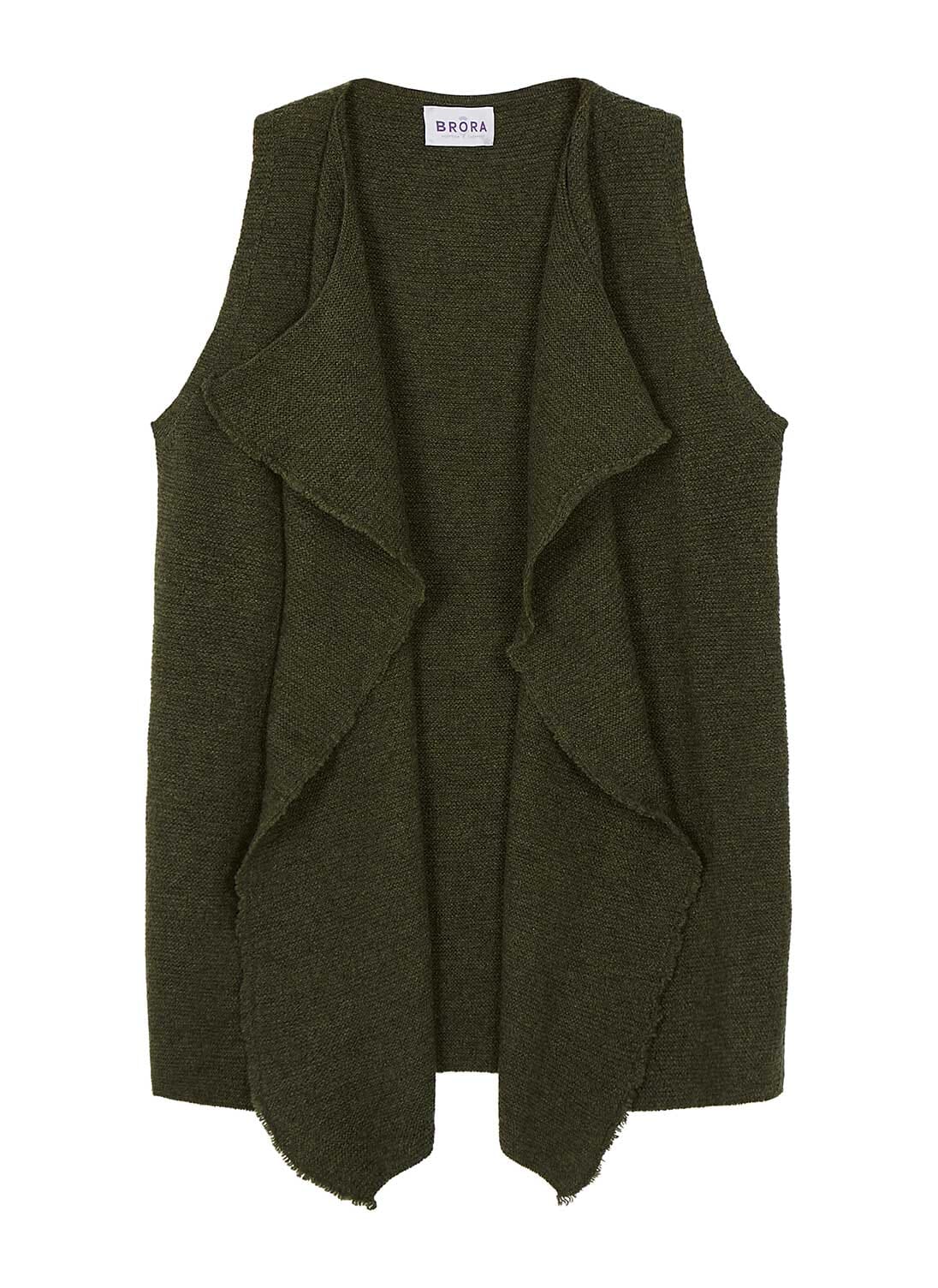 Cashmere Waterfall Waistcoat | Brora.co.uk