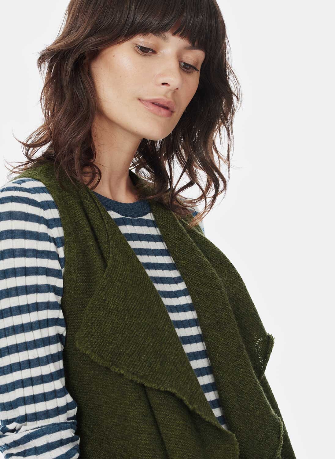 Cashmere Waterfall Waistcoat | Brora.co.uk