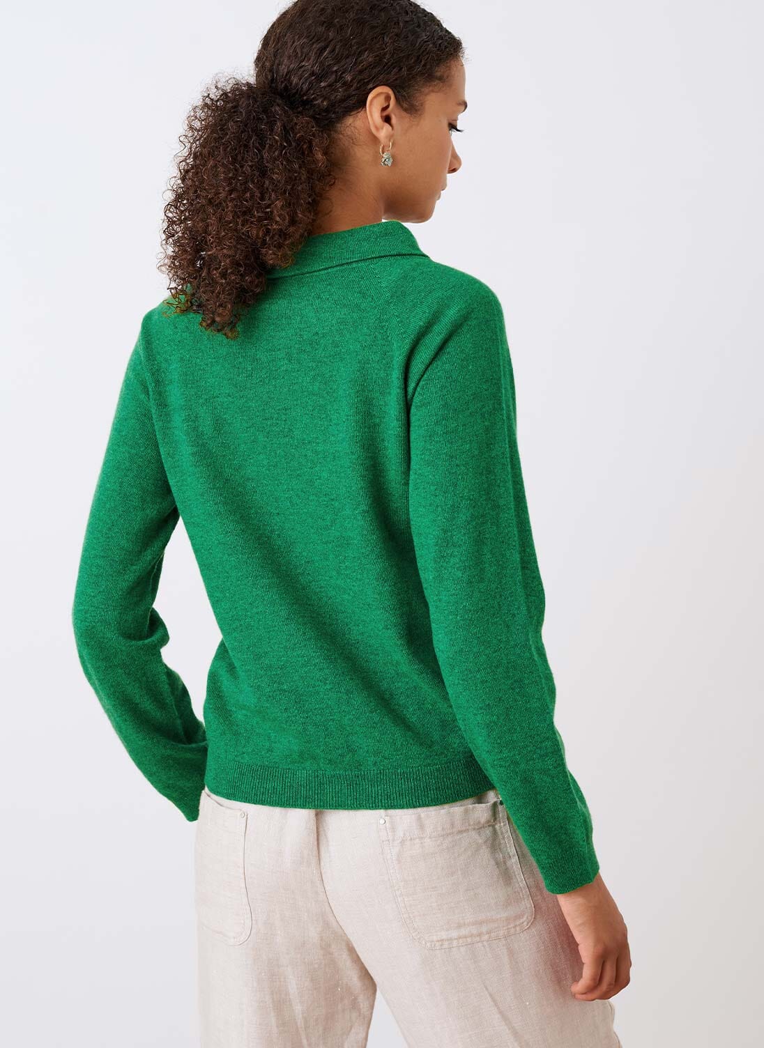 Emerald Cashmere Hepburn Jumper | Women's Cashmere | Brora
